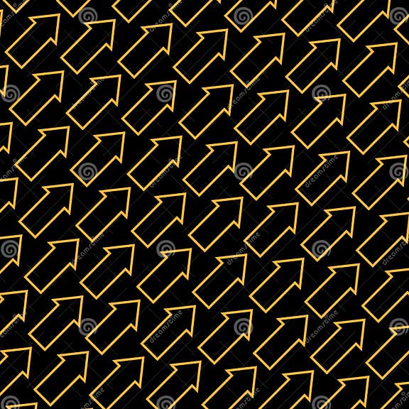 Arrows Pointing Same Direction, Seamless Backgrounds, Vector ...