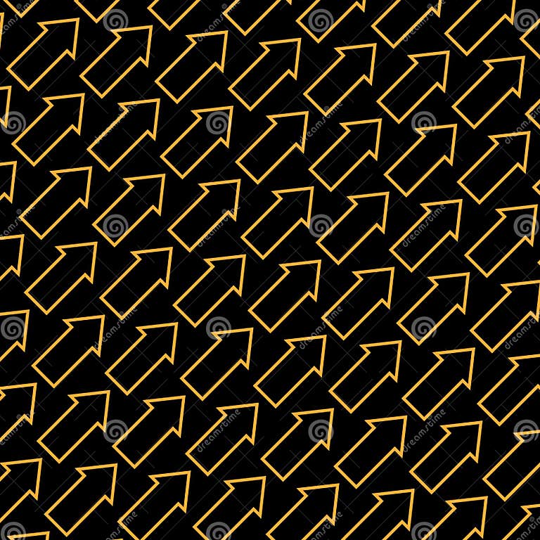 Arrows Pointing Same Direction, Seamless Backgrounds, Vector ...