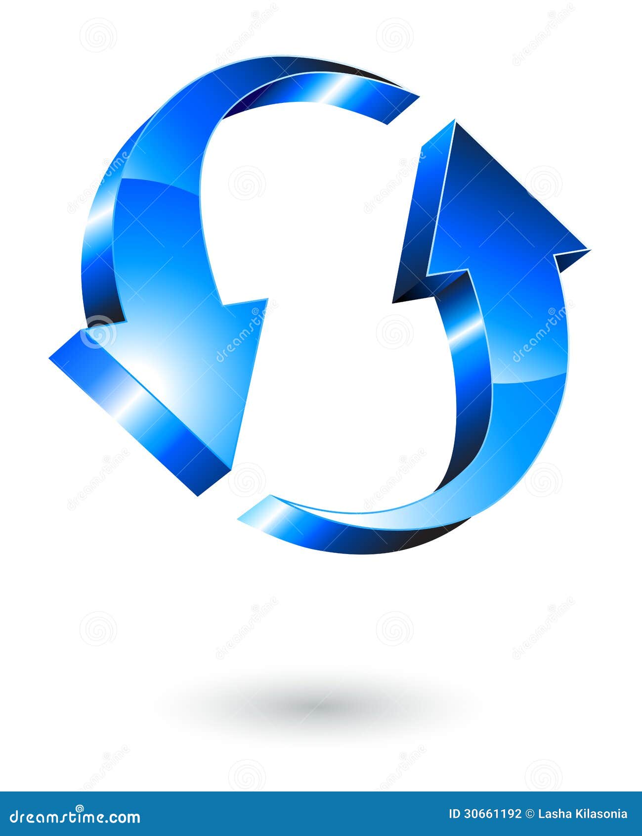 Arrows Ring Rotating stock illustration. Illustration of abstraction ...