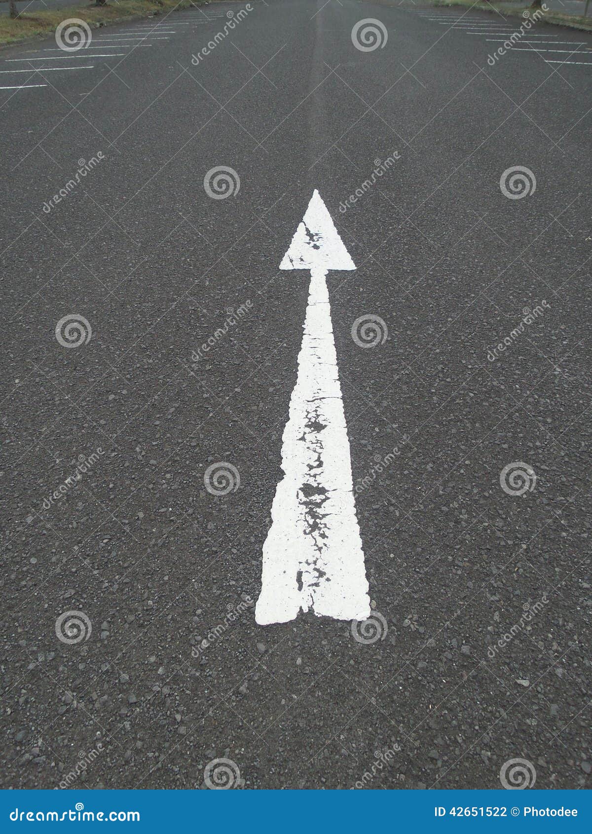 Arrows on road stock photo. Image of street, close, arrows - 42651522