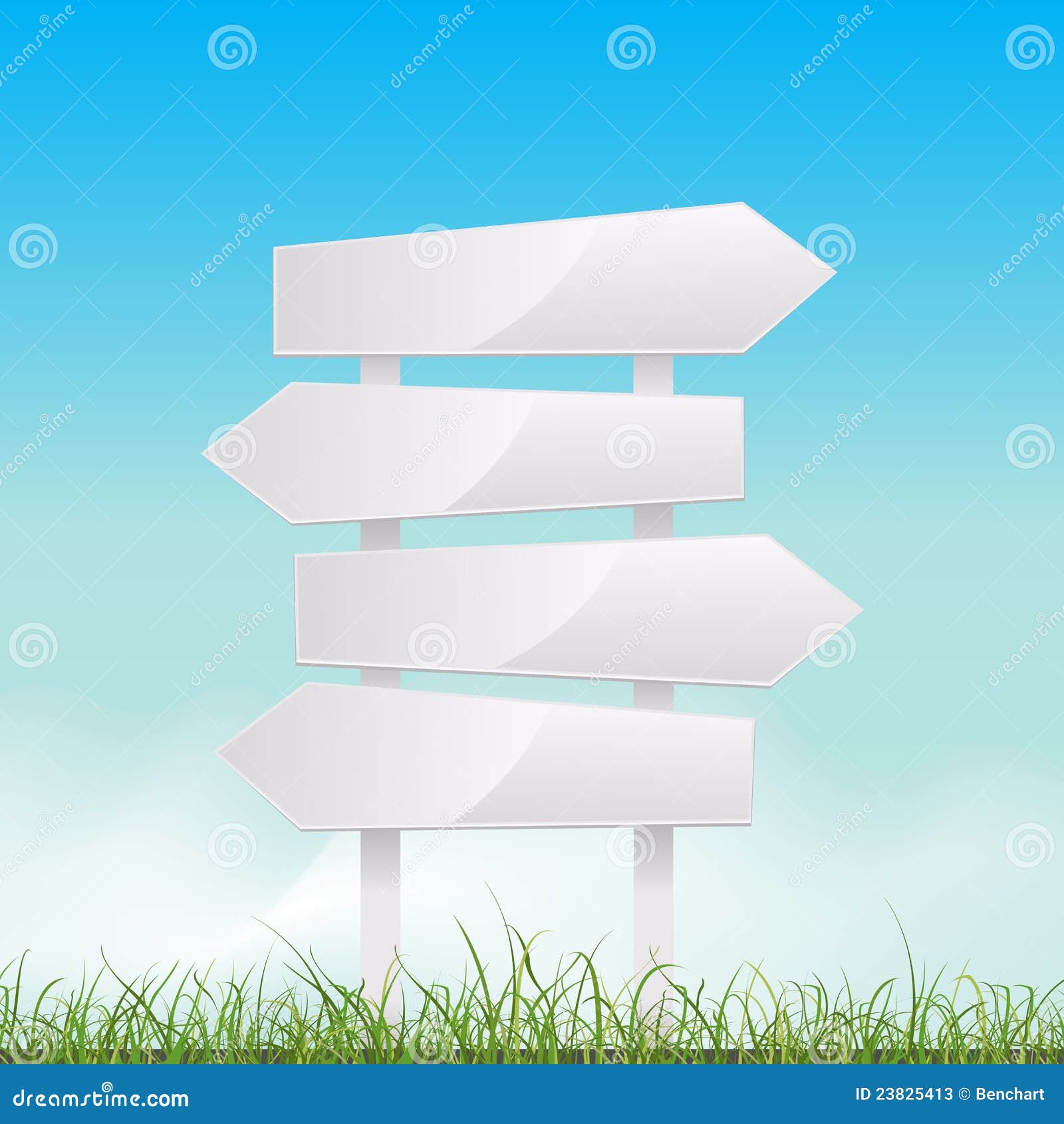Arrows Road Sign stock vector. Illustration of summer - 23825413