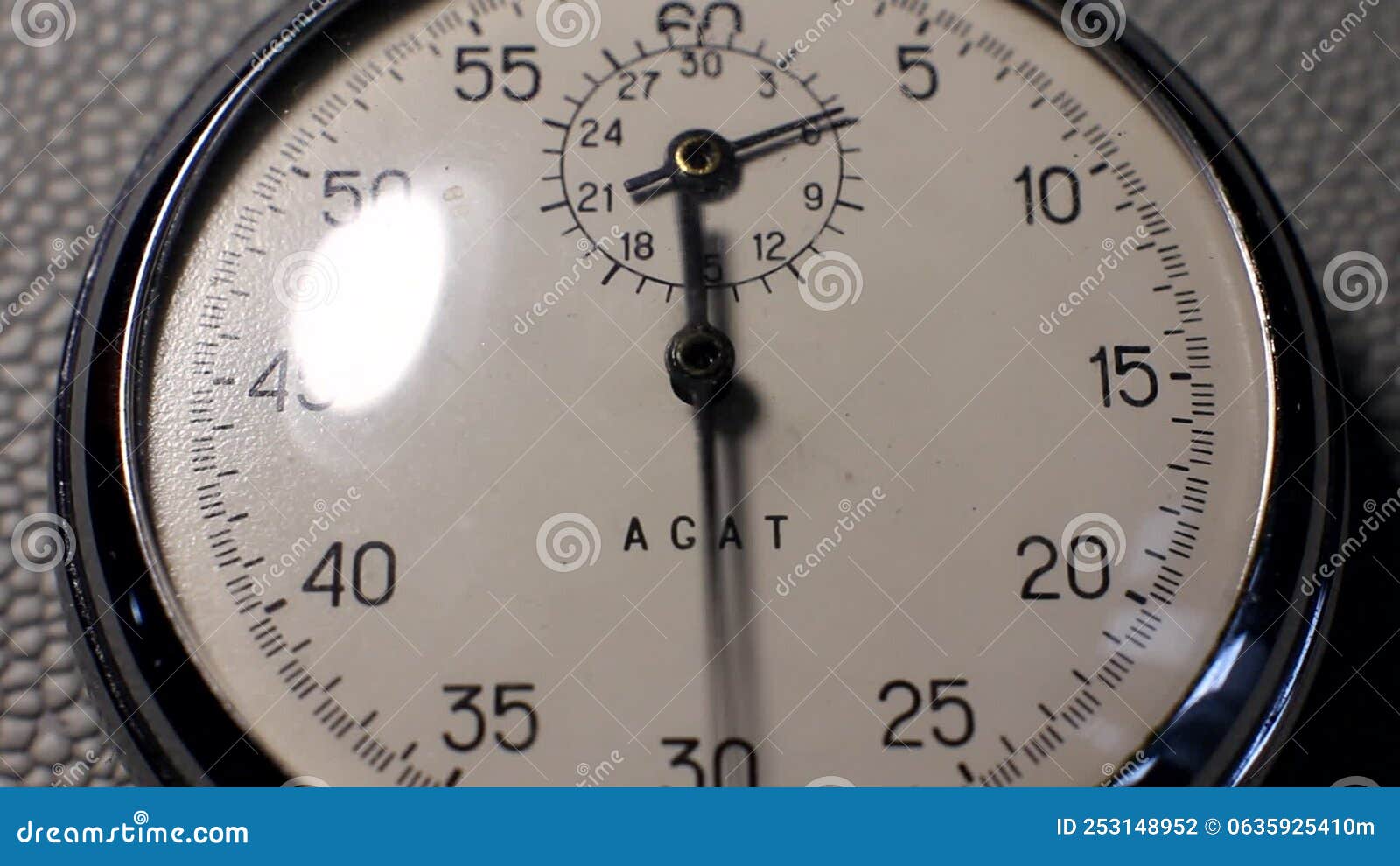 Arrows Rotate on a Mechanical Clock Stock Footage - Video of retro ...