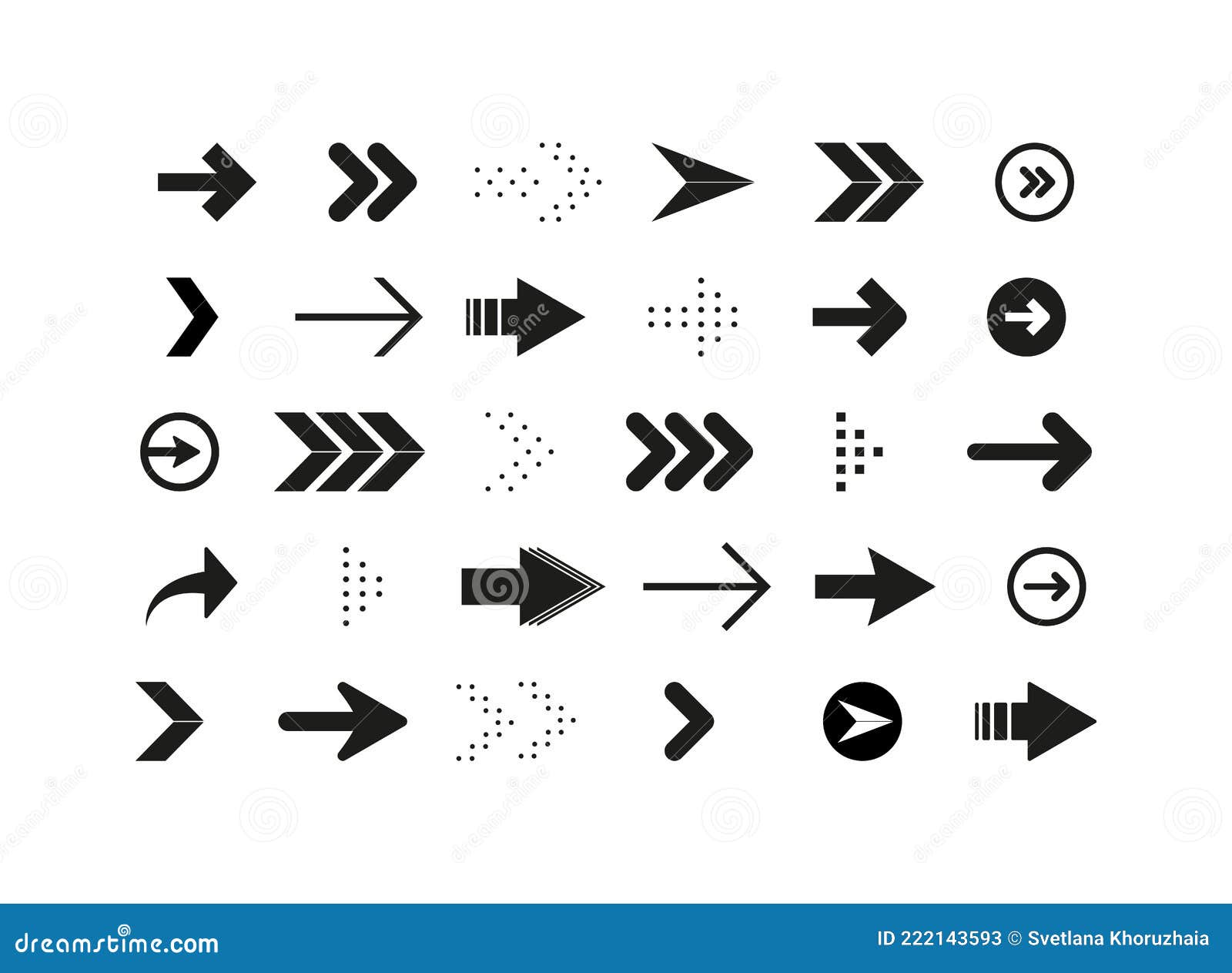 Arrows Set. Arrow Icon Collection for Web Design Stock Vector ... Arrows Set. Arrow Icon Collection for Web Design Stock Vector ...