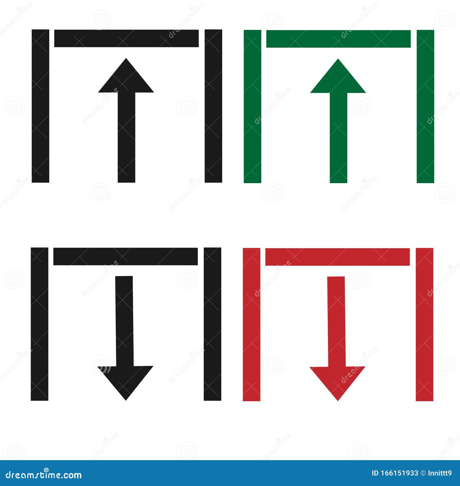 Arrows. Set of Directional Arrows Indicating the Path or Direction ...