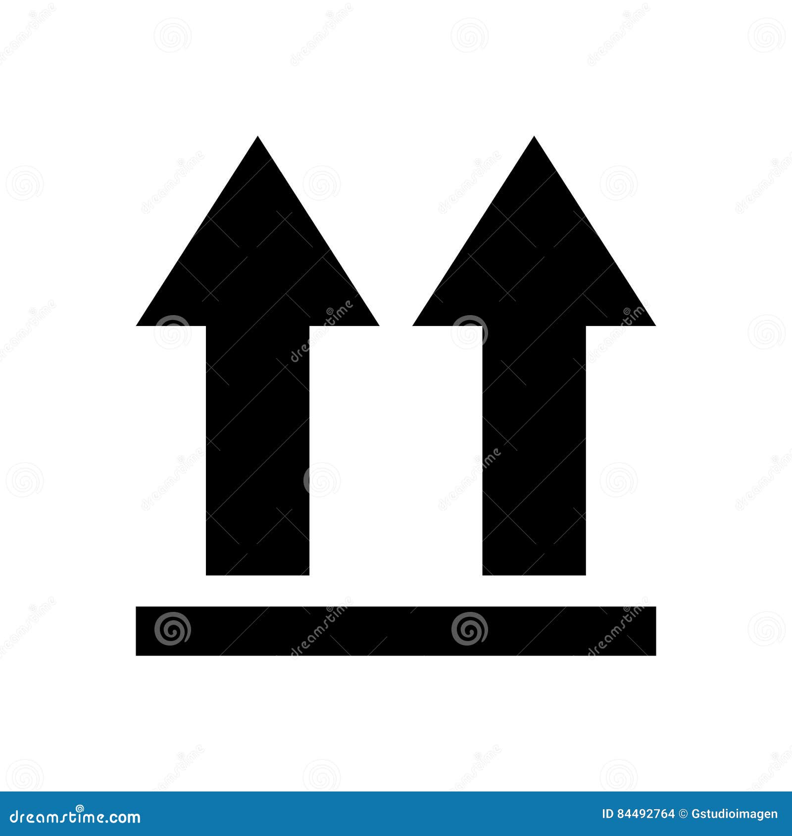 Arrows side up icon stock illustration. Illustration of arrow - 84492764