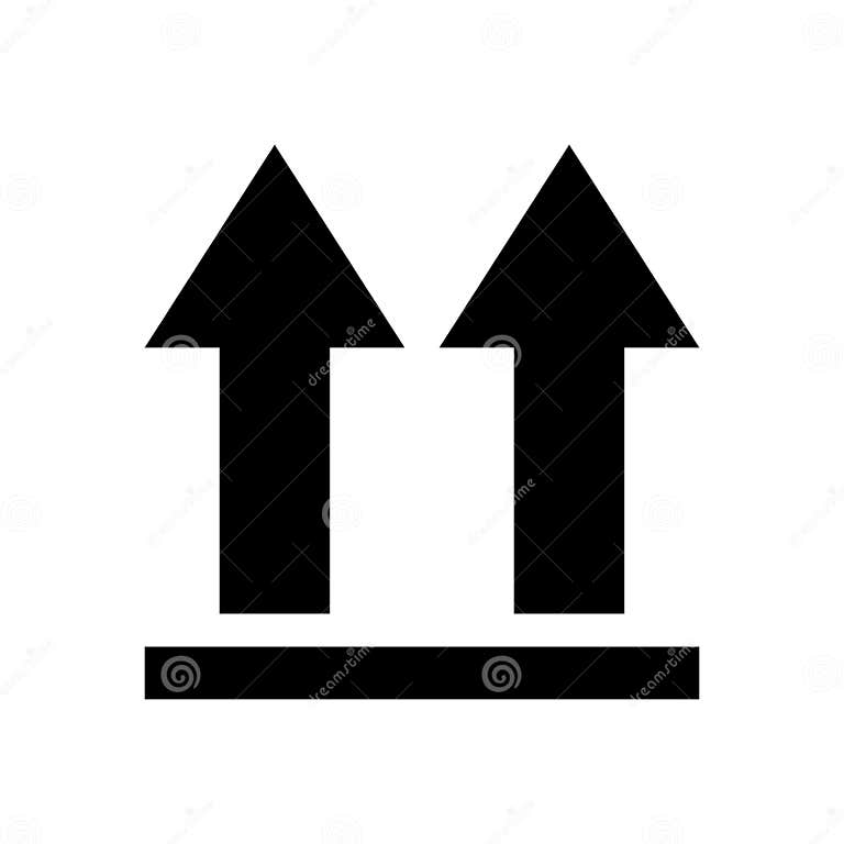 Arrows side up icon stock illustration. Illustration of arrow - 84492764