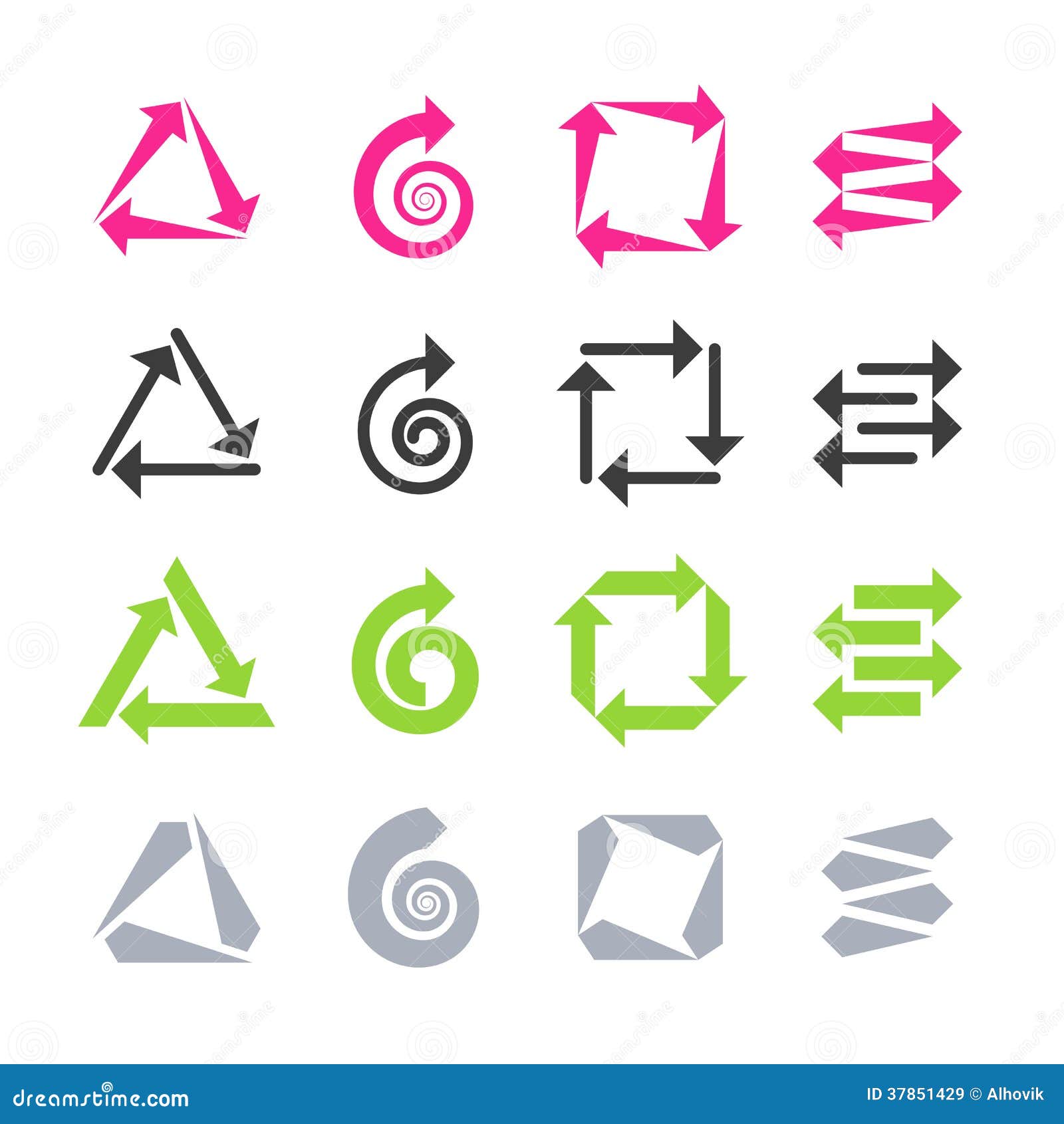 Arrows signs, icons stock vector. Illustration of plain - 37851429