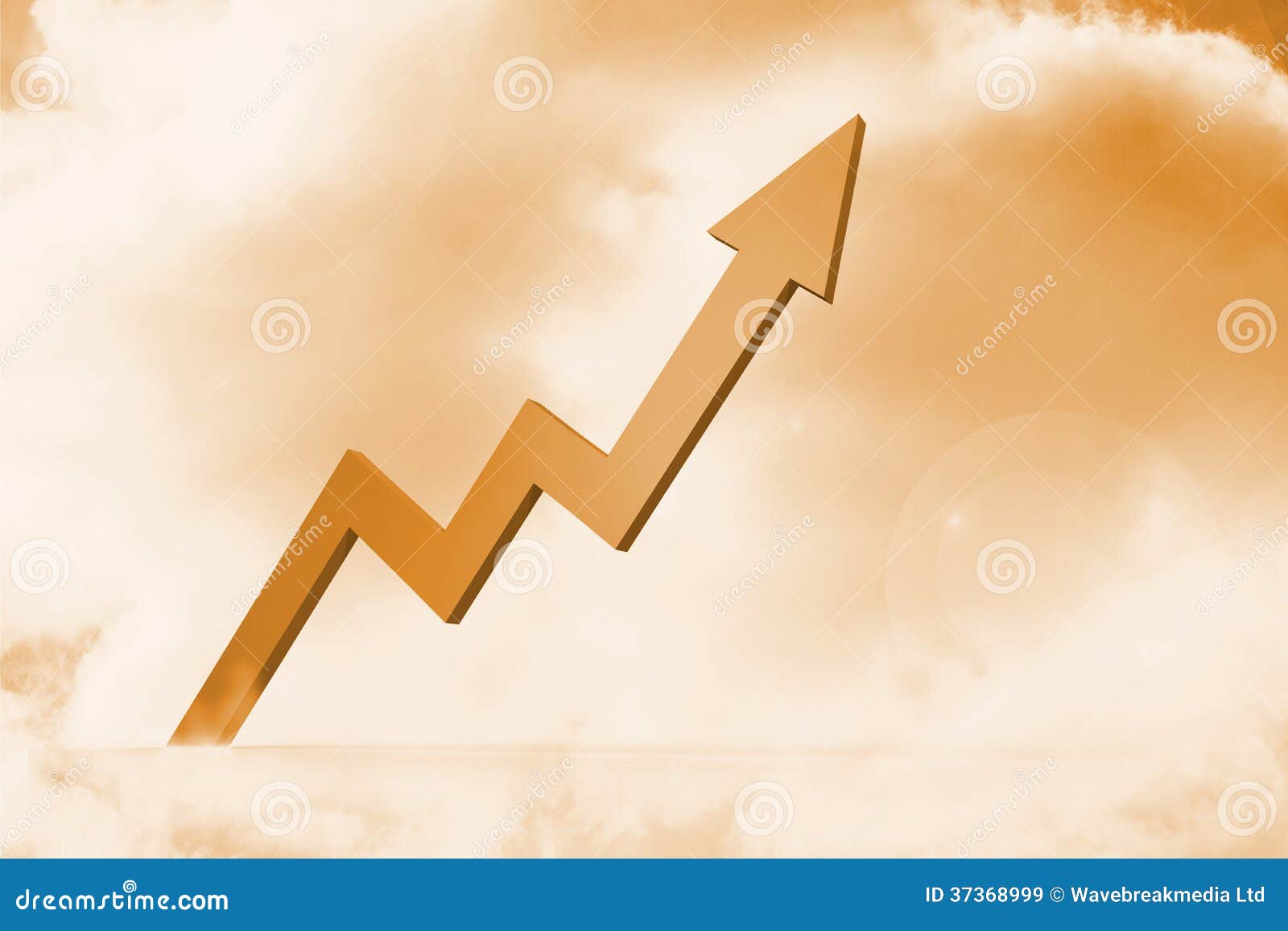 Arrows in the sky stock image. Image of people, cloudy - 37368999