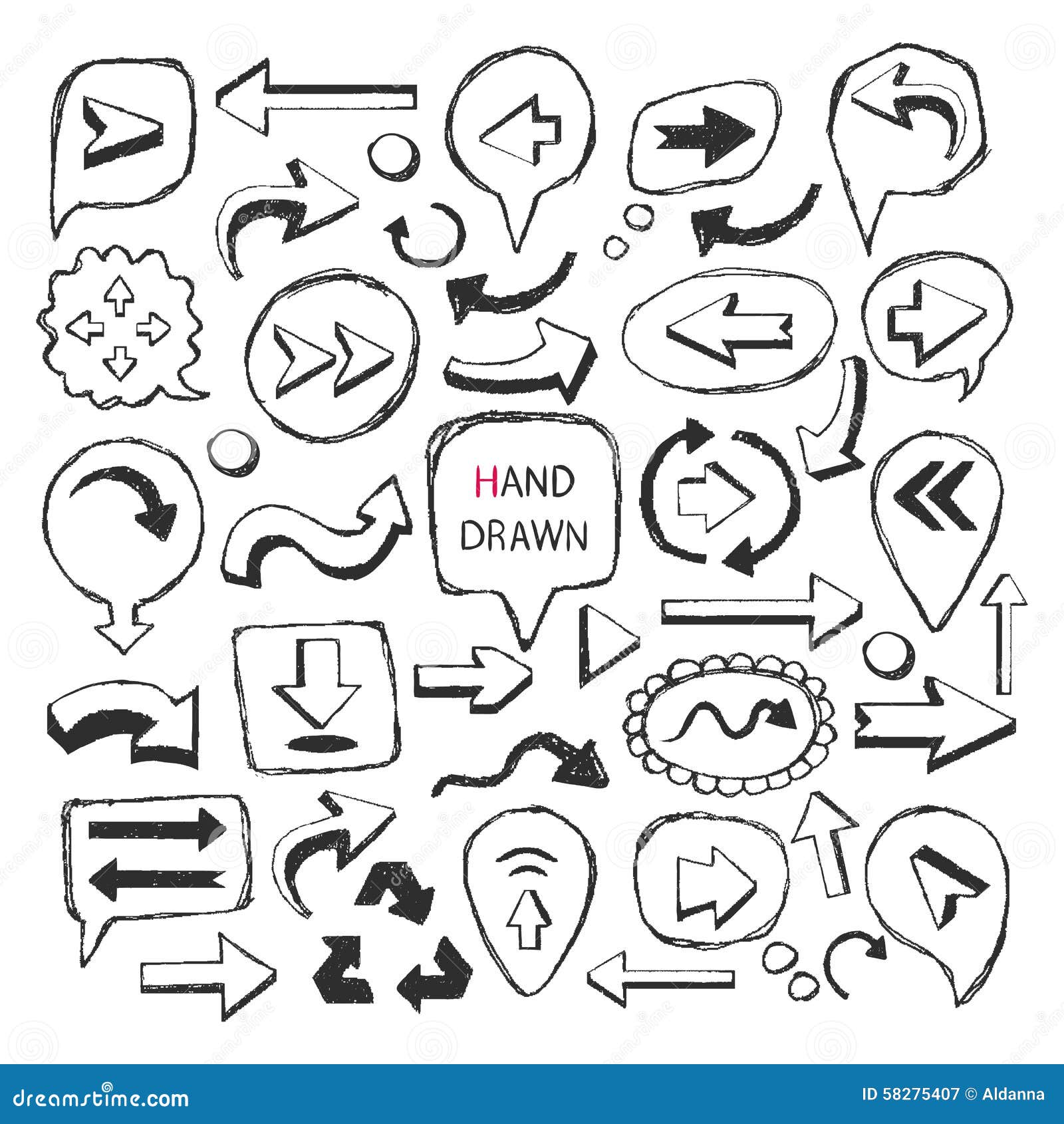 Frame Pointer. Vector Drawing | CartoonDealer.com #93173689