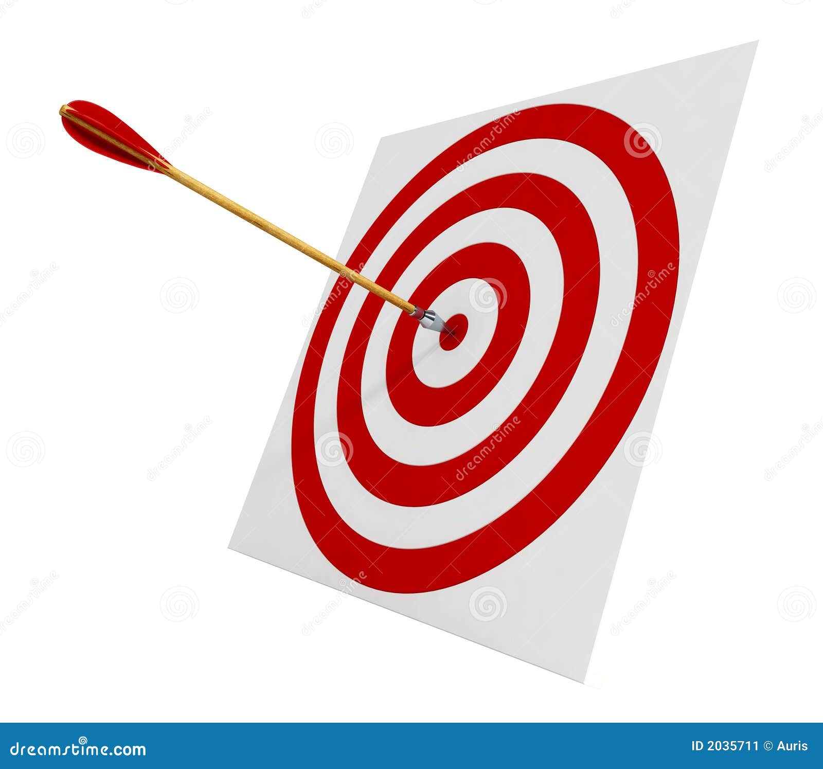 Arrows in the target stock image. Image of direction, success - 2035711