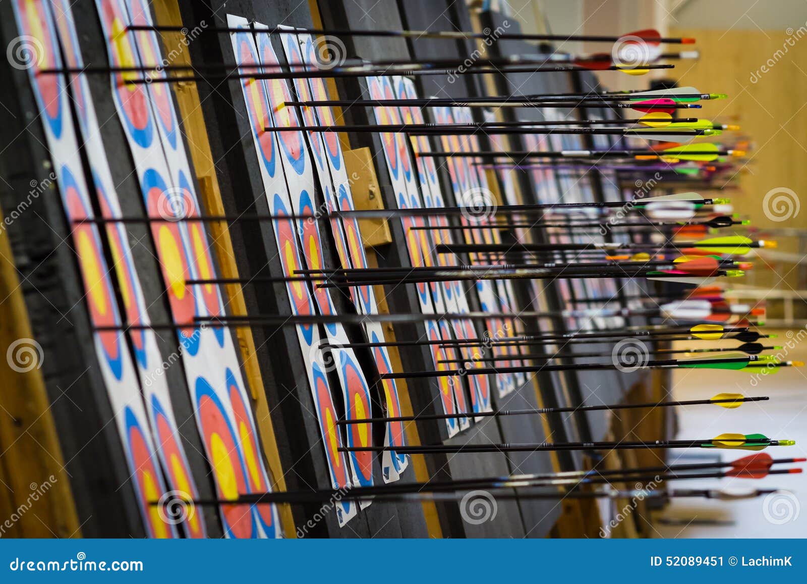 Arrows in Targets stock image. Image of target, arrow - 52089451