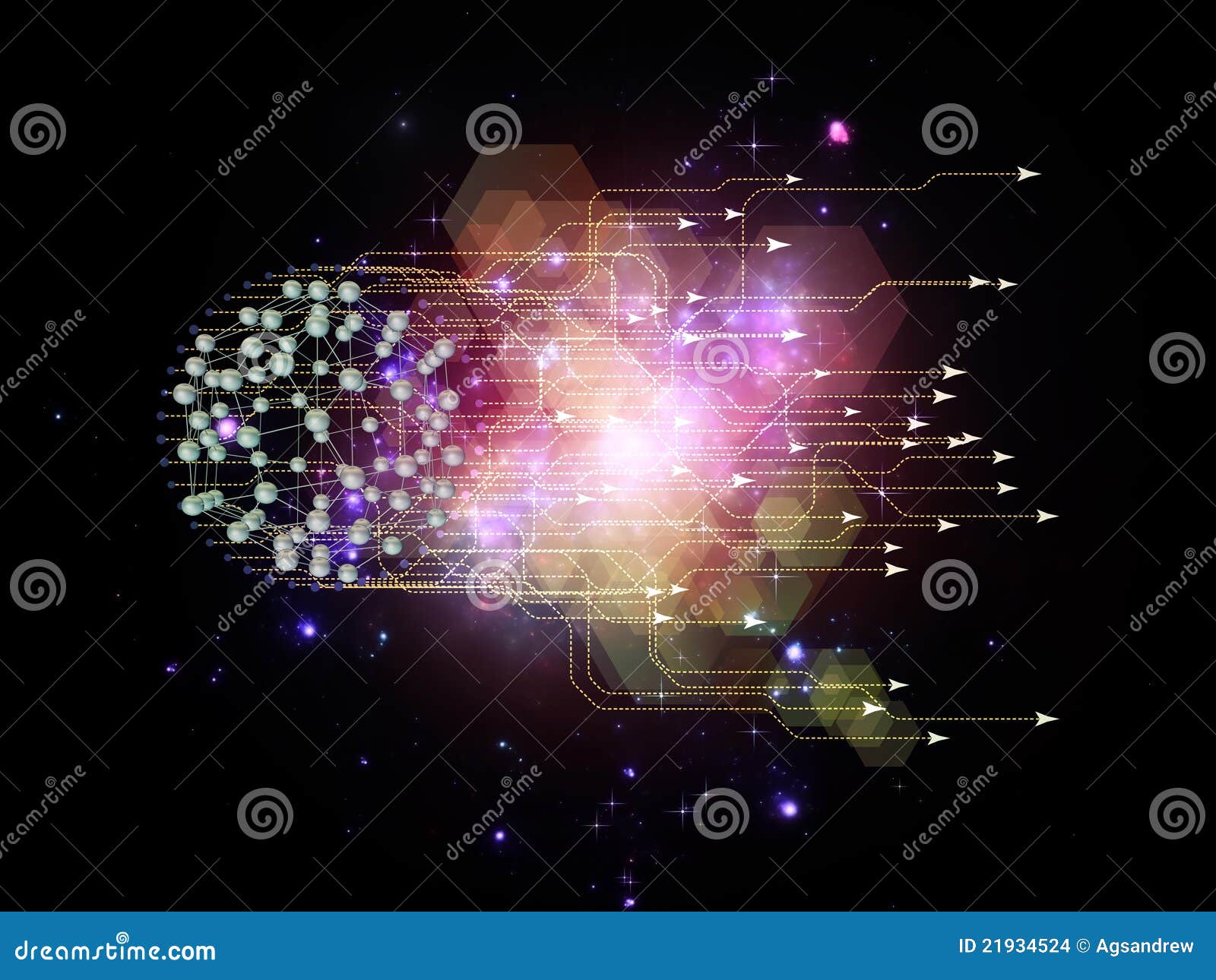 Arrows of Technology stock illustration. Illustration of technology ...
