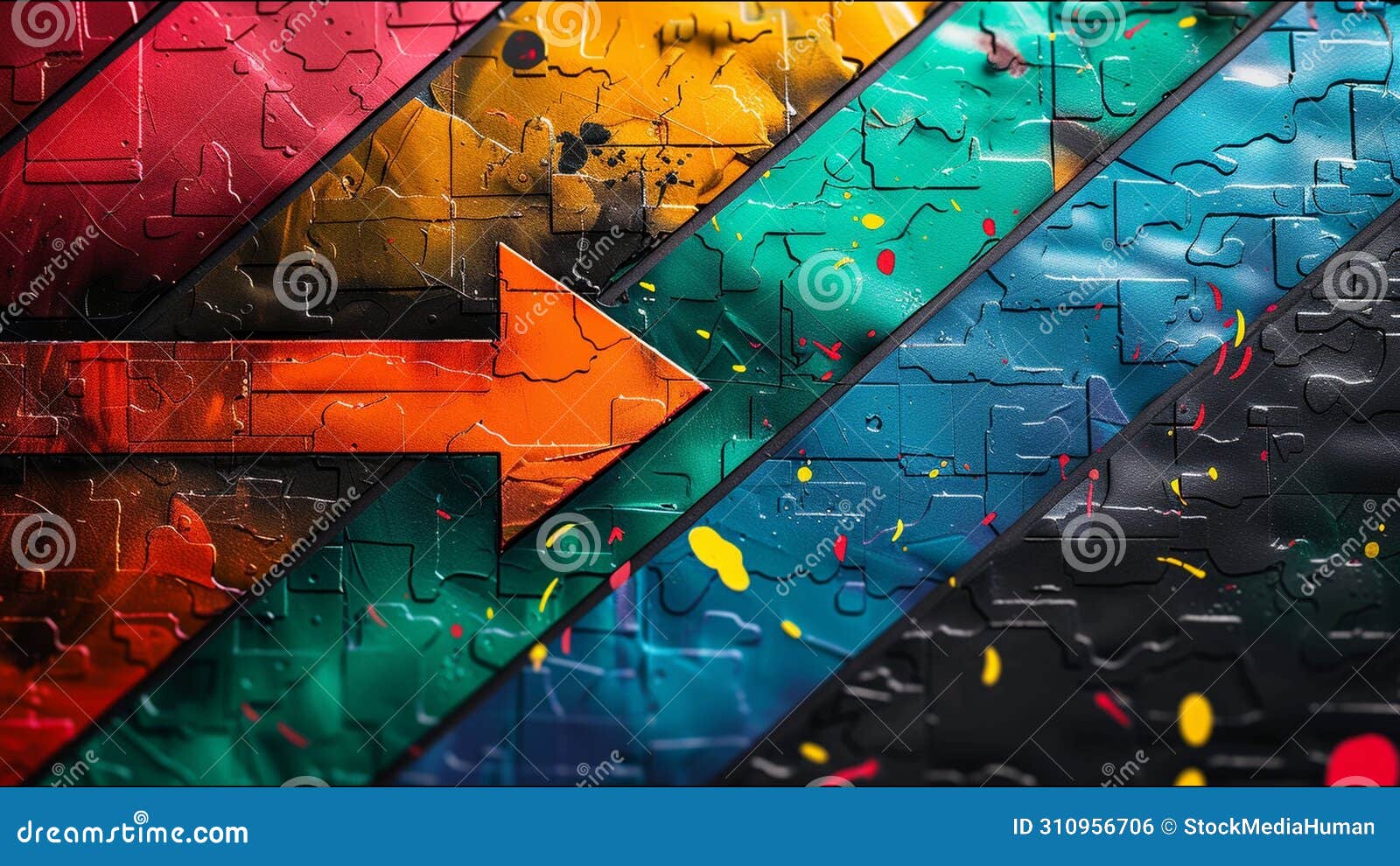 Arrows Texture Pattern Background Striking Bold Stone Palette Stock ...