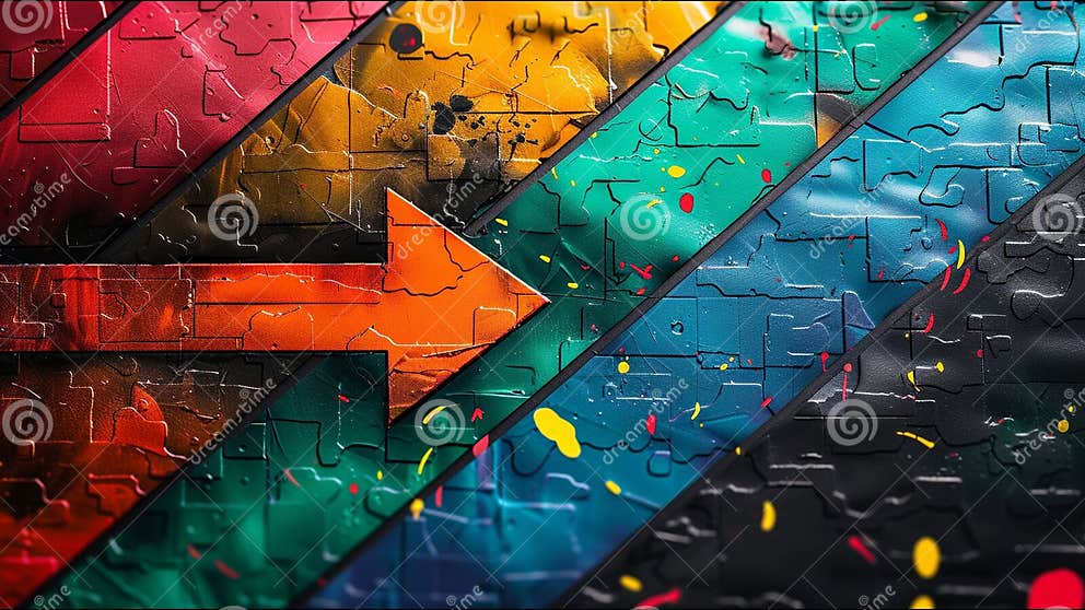 Arrows Texture Pattern Background Striking Bold Stone Palette Stock ...