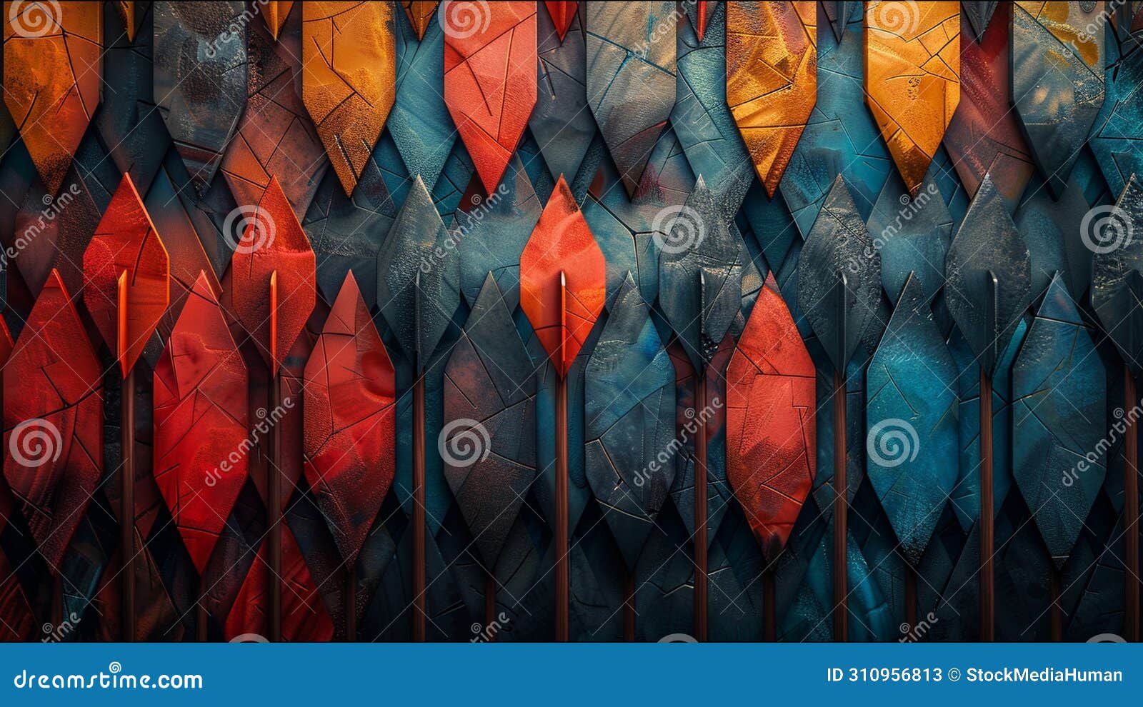 Arrows Texture Pattern Background Striking Bold Stone Palette Stock ...