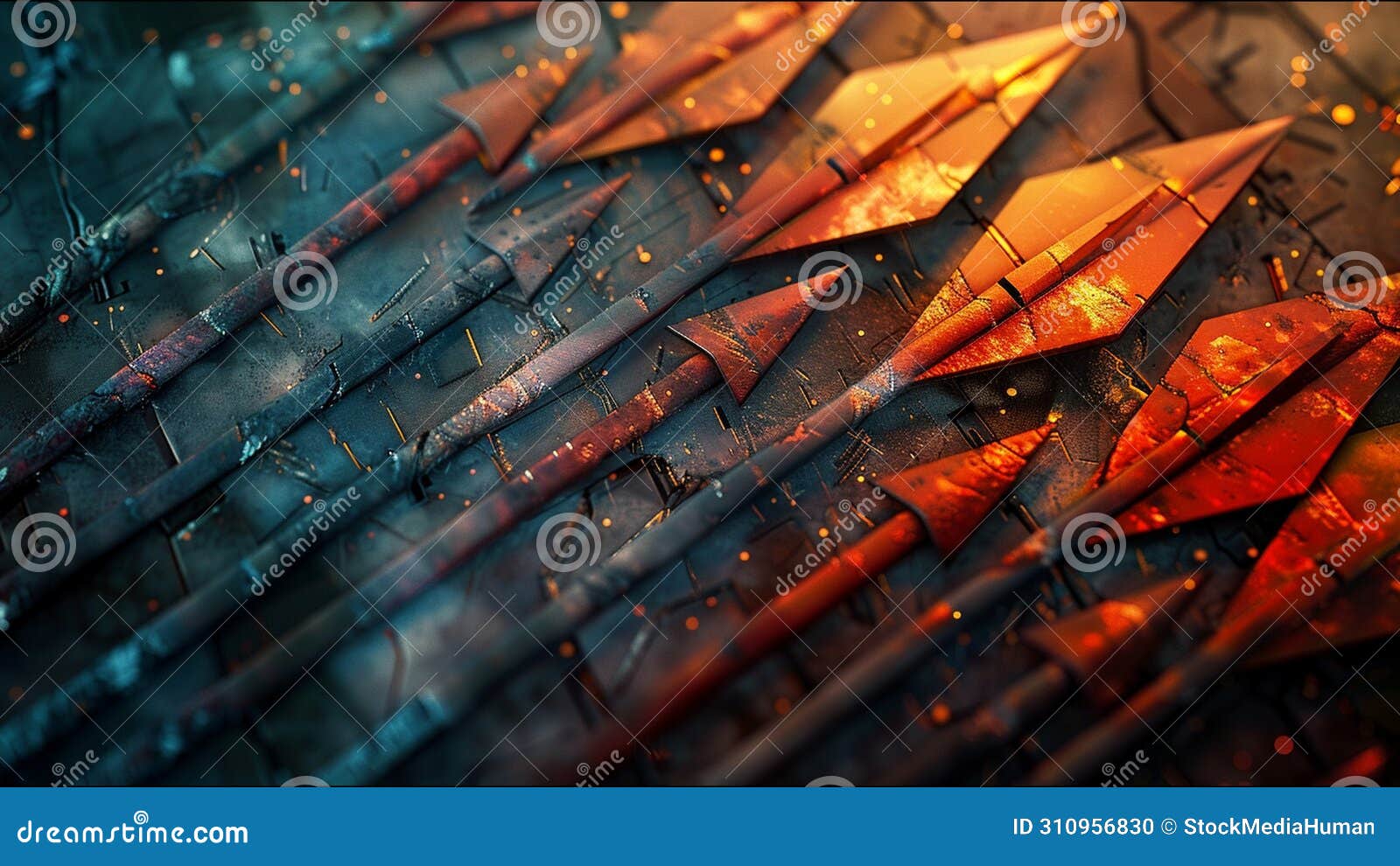 Arrows Texture Pattern Background Striking Bold Stone Palette Stock ...