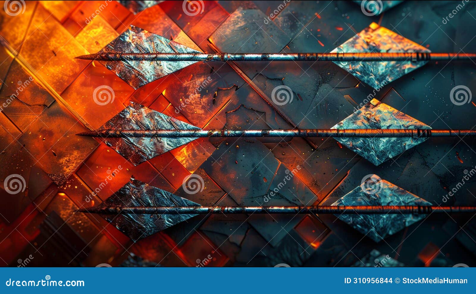 Arrows Texture Pattern Background Striking Bold Stone Palette Stock ...