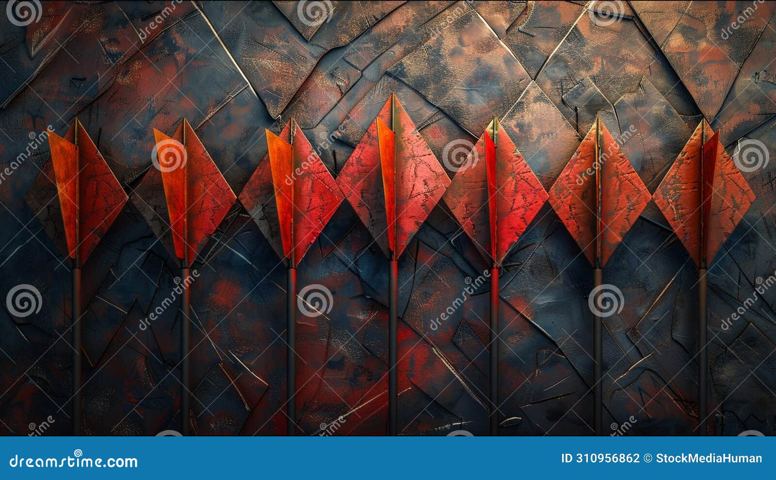 Arrows Texture Pattern Background Striking Bold Stone Palette Stock ...