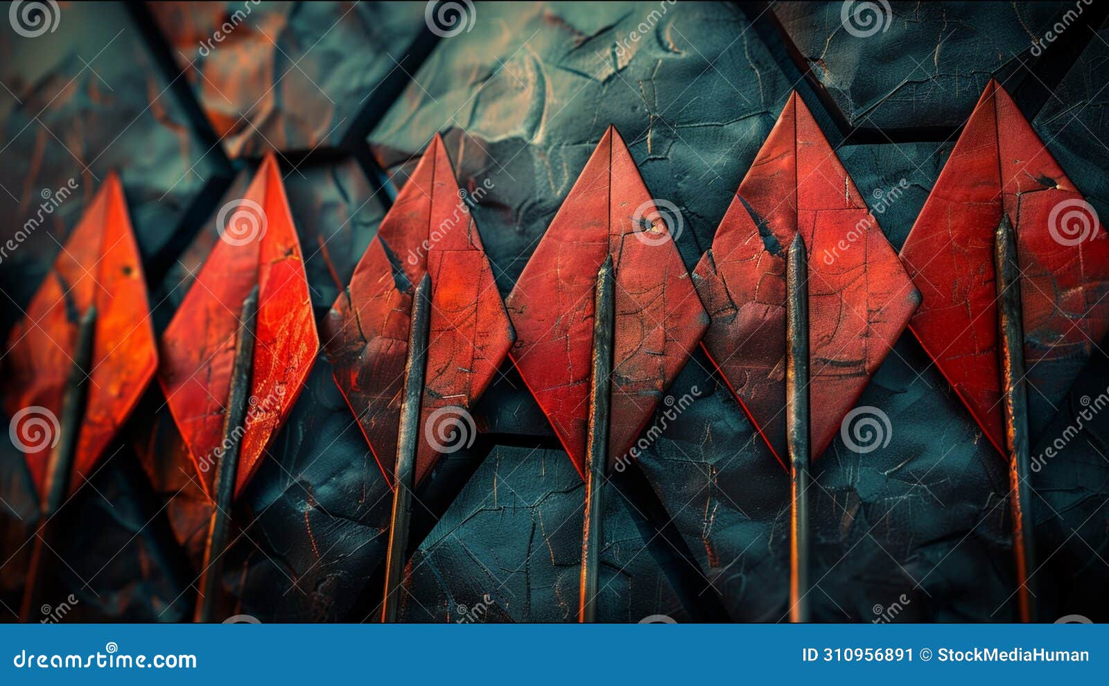 Arrows Texture Pattern Background Striking Bold Stone Palette Stock ...