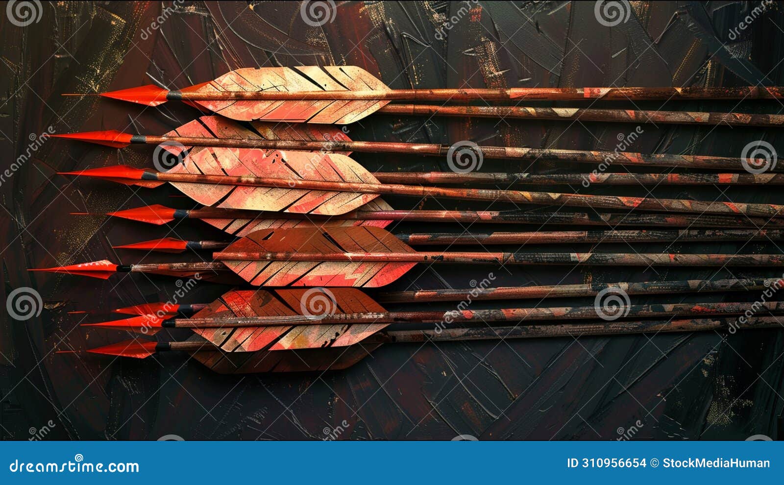 Arrows Texture Pattern Background Striking Bold Stone Palette Stock ...