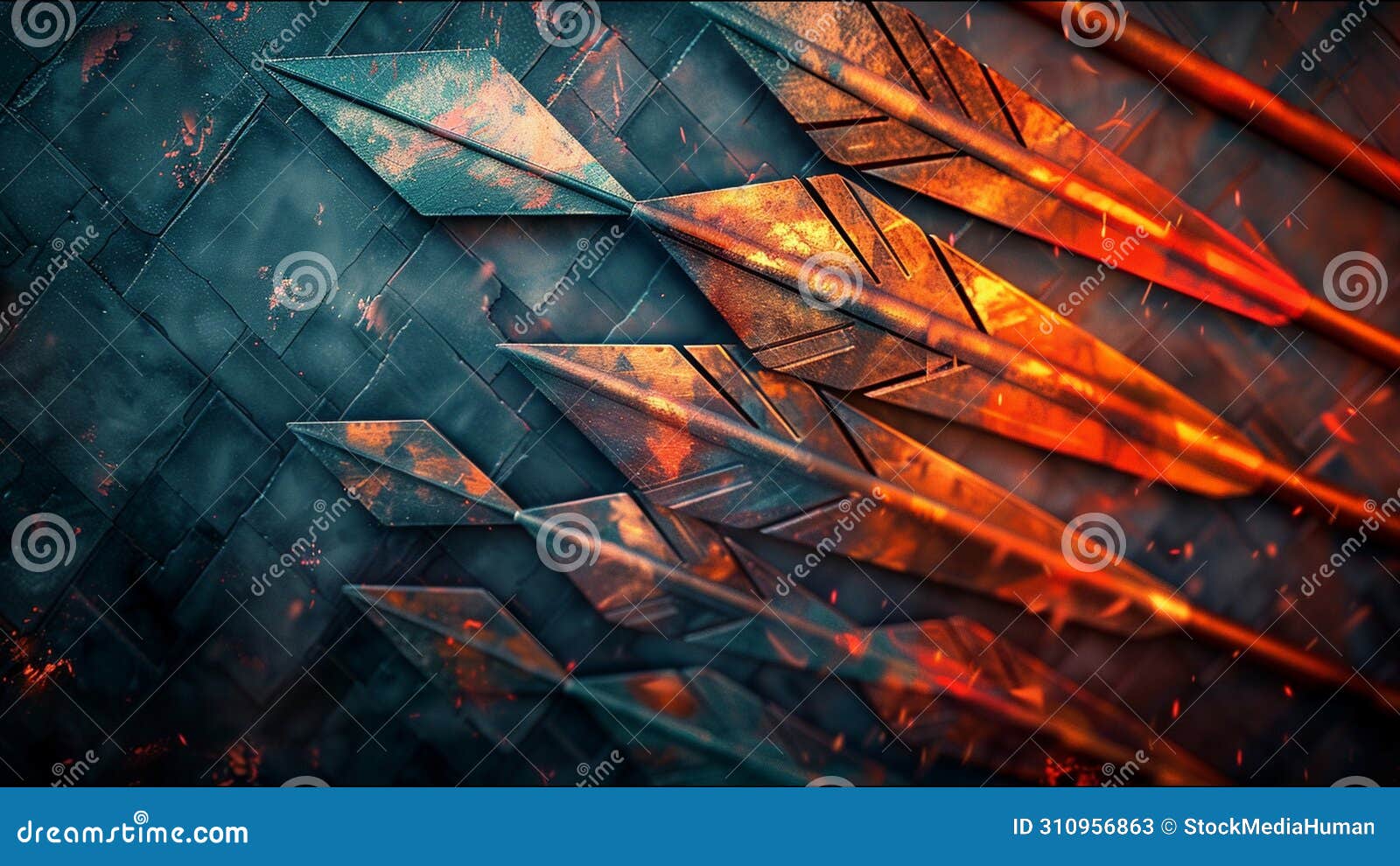Arrows Texture Pattern Background Striking Bold Stone Palette Stock ...
