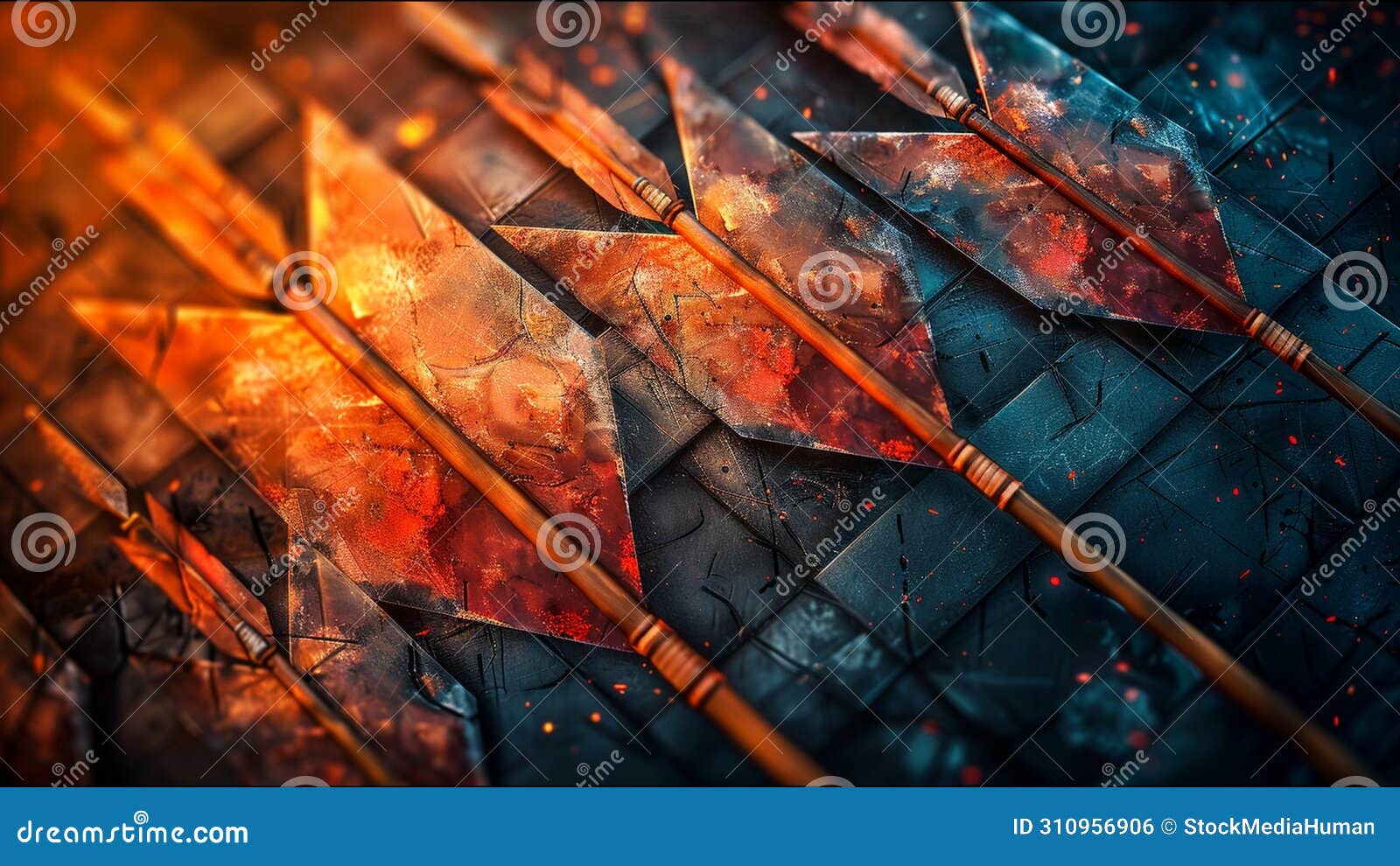 Arrows Texture Pattern Background Striking Bold Stone Palette Stock ...