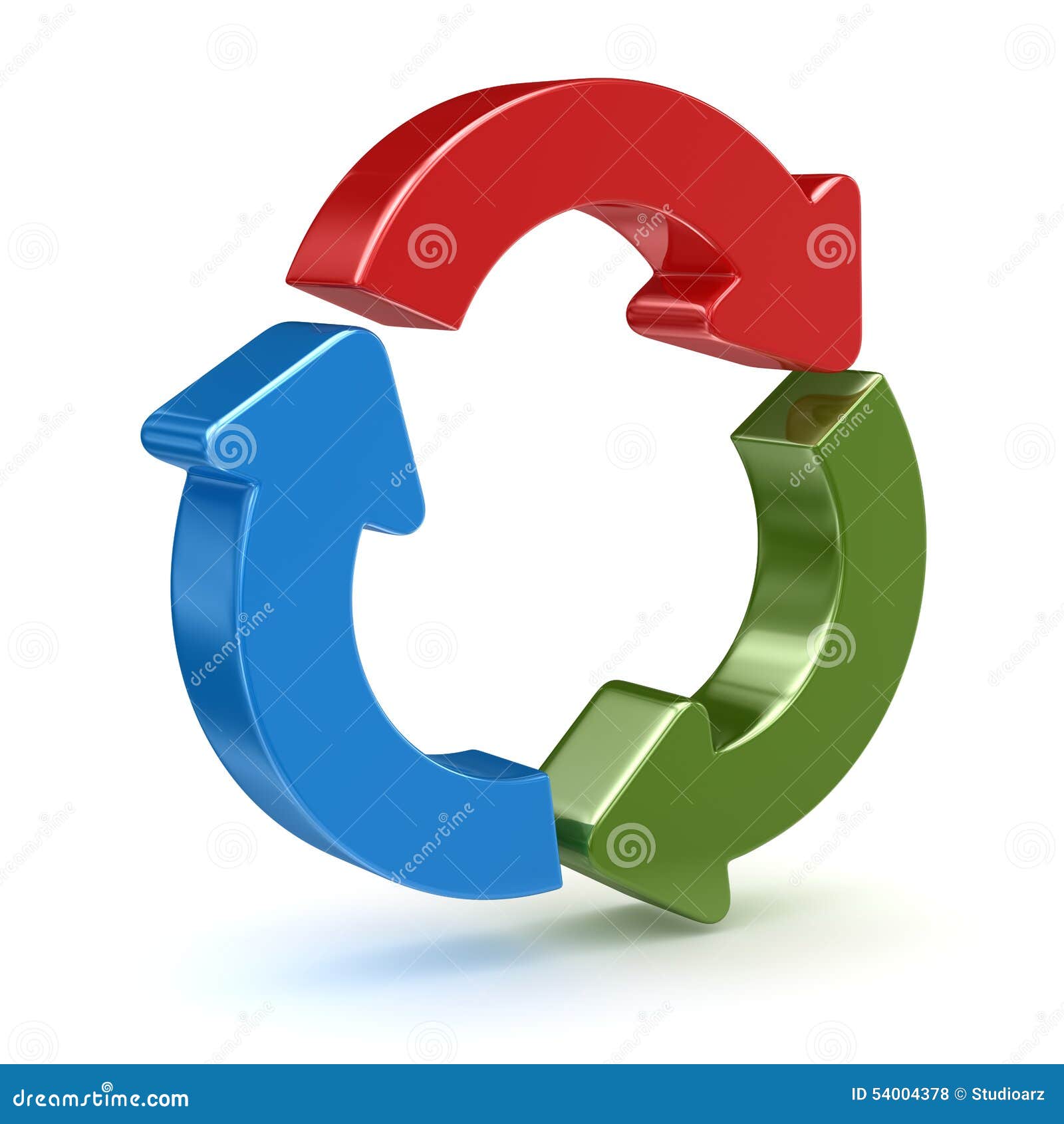 Arrows turning stock illustration. Illustration of arrow - 54004378