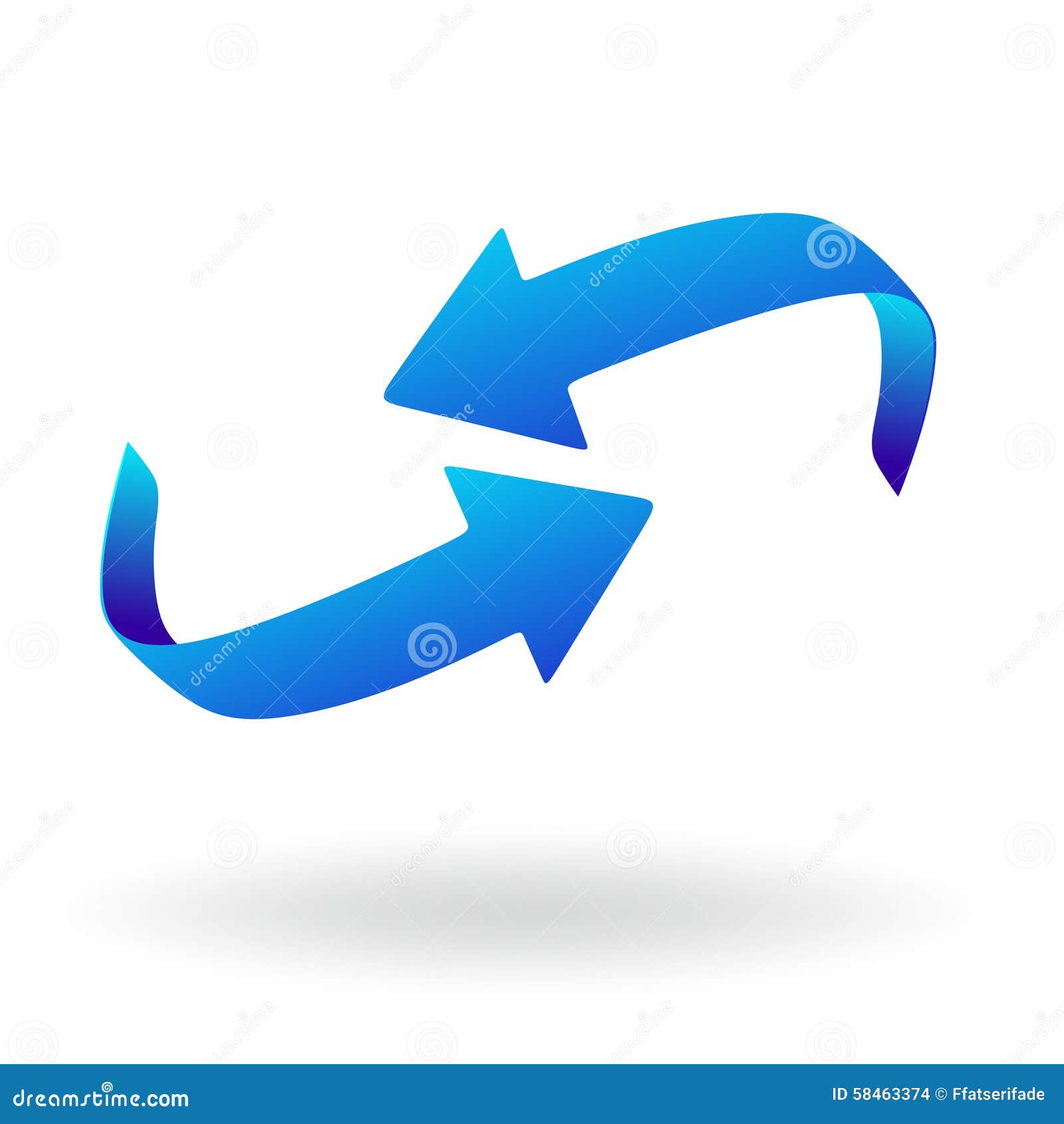 Arrows stock illustration. Illustration of design, conversation - 58463374