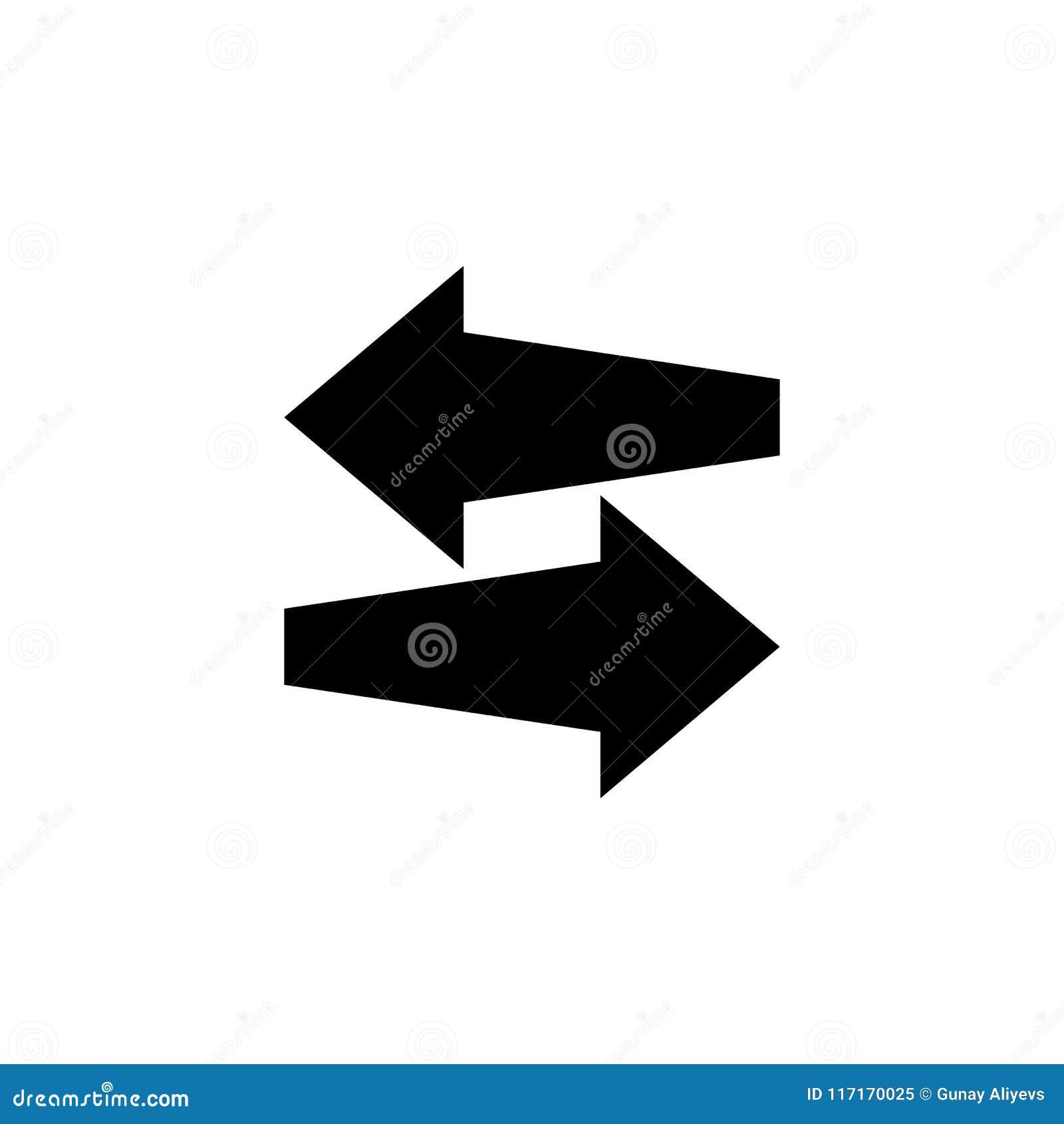 Arrows of Two Directions Icon. Element of Web Icon for Mobile Concept ...