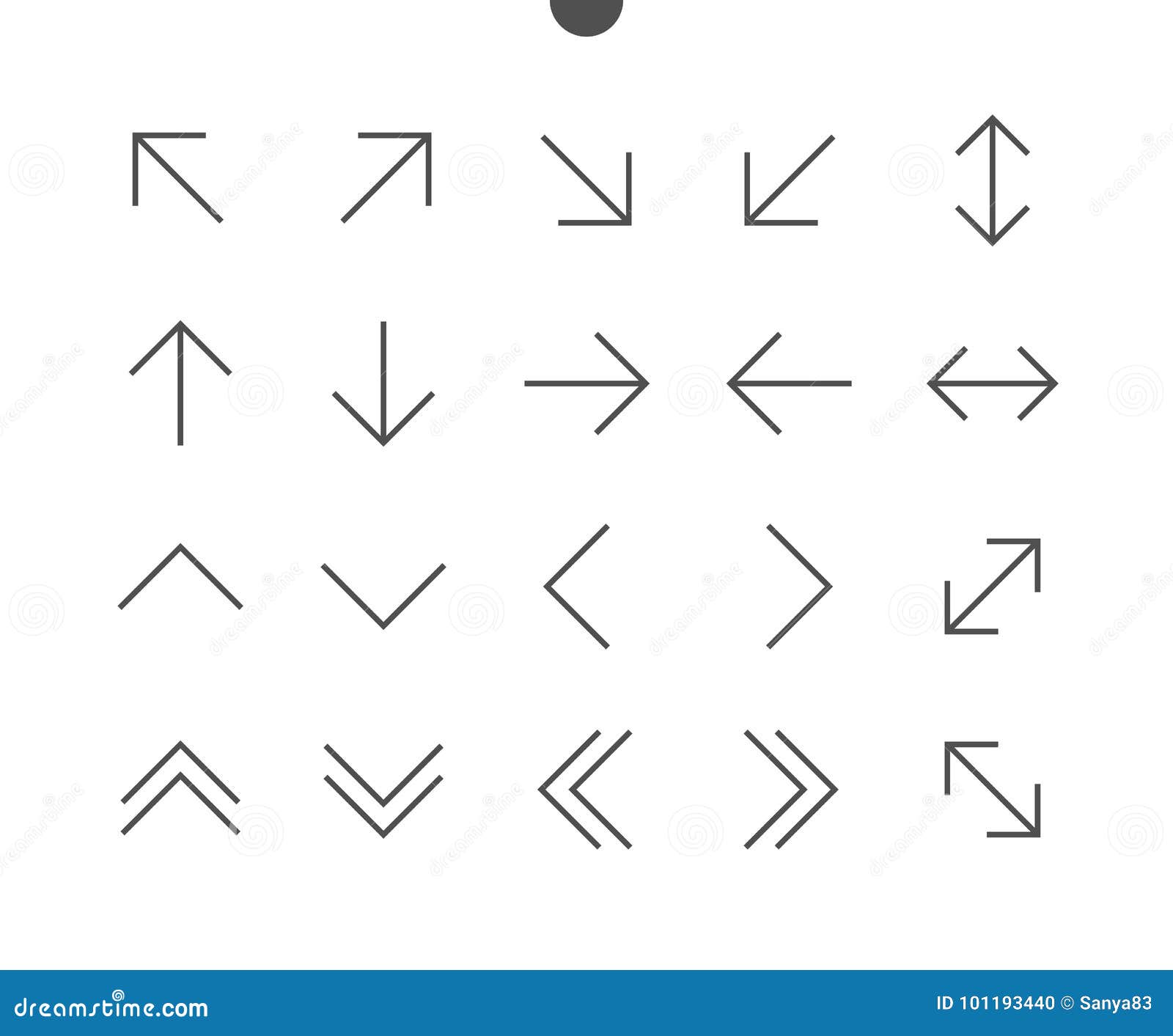 Arrows UI Pixel Perfect Well-crafted Vector Thin Line Icons Stock ... Arrows UI Pixel Perfect Well-crafted Vector Thin Line Icons Stock ...