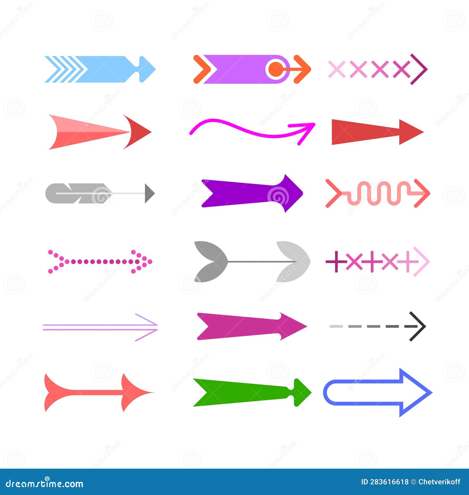 Arrow Design Elements stock vector. Illustration of symbol - 283616618