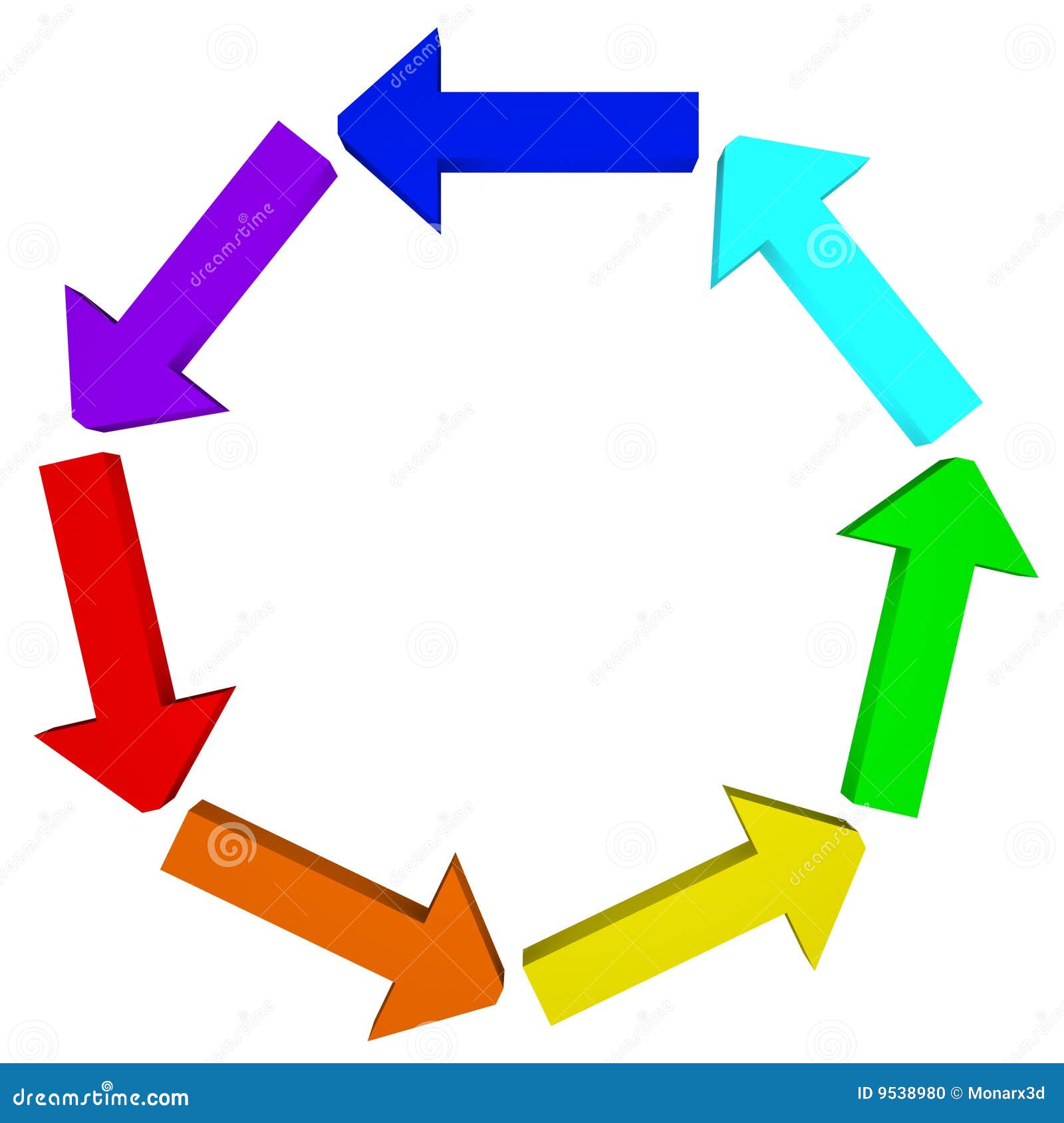 Arrows5 stock illustration. Illustration of blue, collection - 9538980