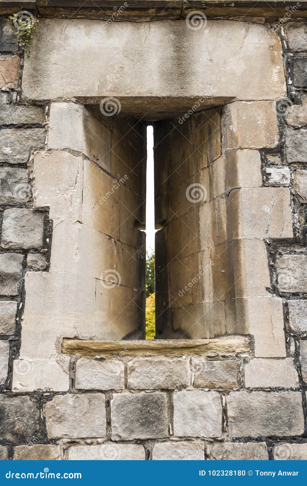 Arrowslit stock photo. Image of ancient, loop, castle - 102328180
