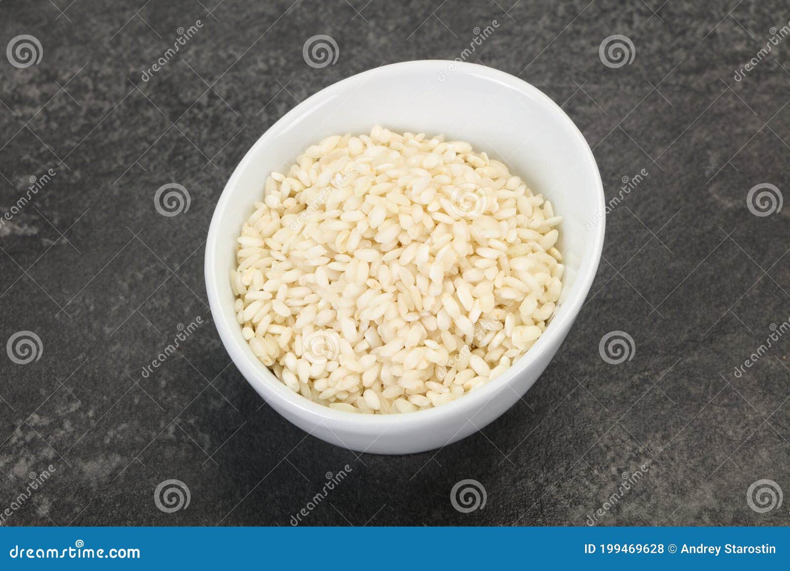 Arroz Arborio Para Risotto Italiano Foto de archivo - Imagen de ...