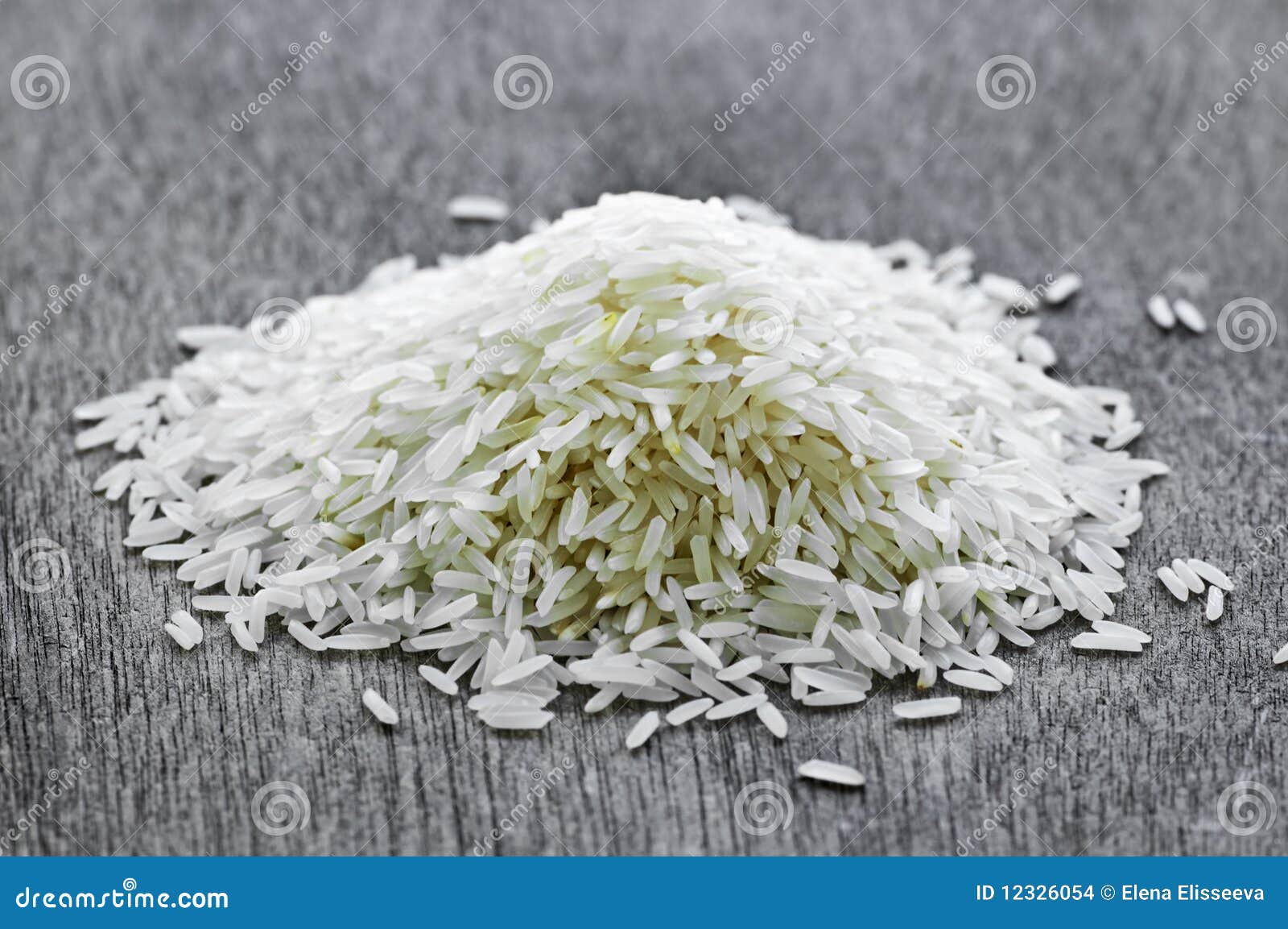 Arroz de grano largo foto de archivo. Imagen de ingredientes - 12326054