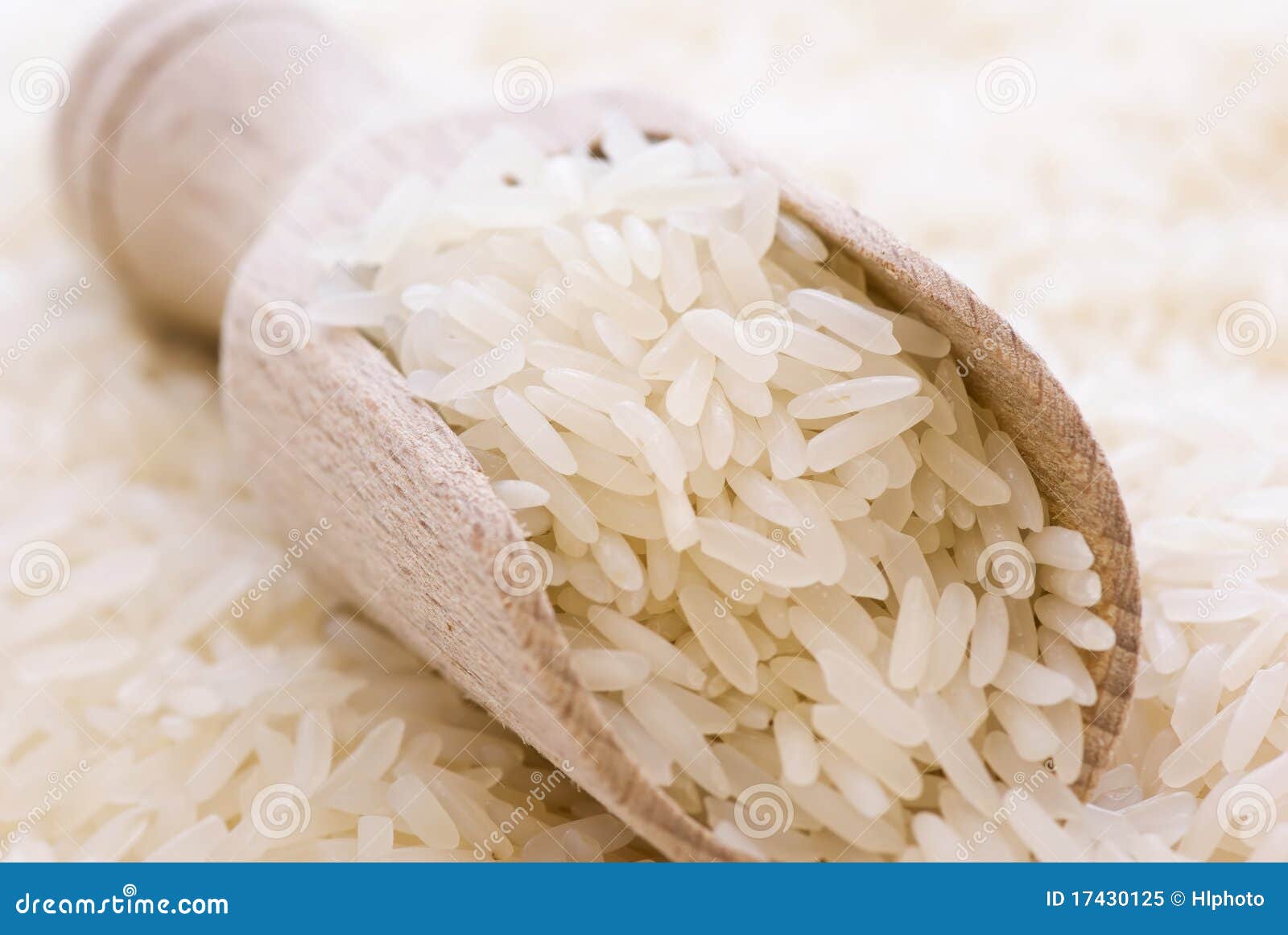 Arroz de grano largo imagen de archivo. Imagen de pala - 17430125
