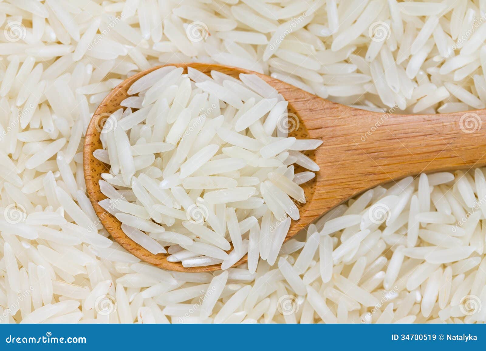 Arroz de grano largo crudo imagen de archivo. Imagen de alimento - 34700519