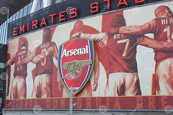 Arsenal Legends editorial stock photo. Image of tony - 14025153
