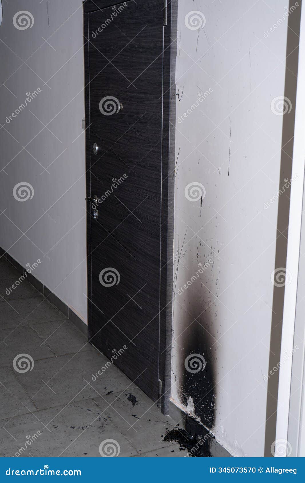 Arson of the Front Door of the Apartment. Consequences of the Fire ...