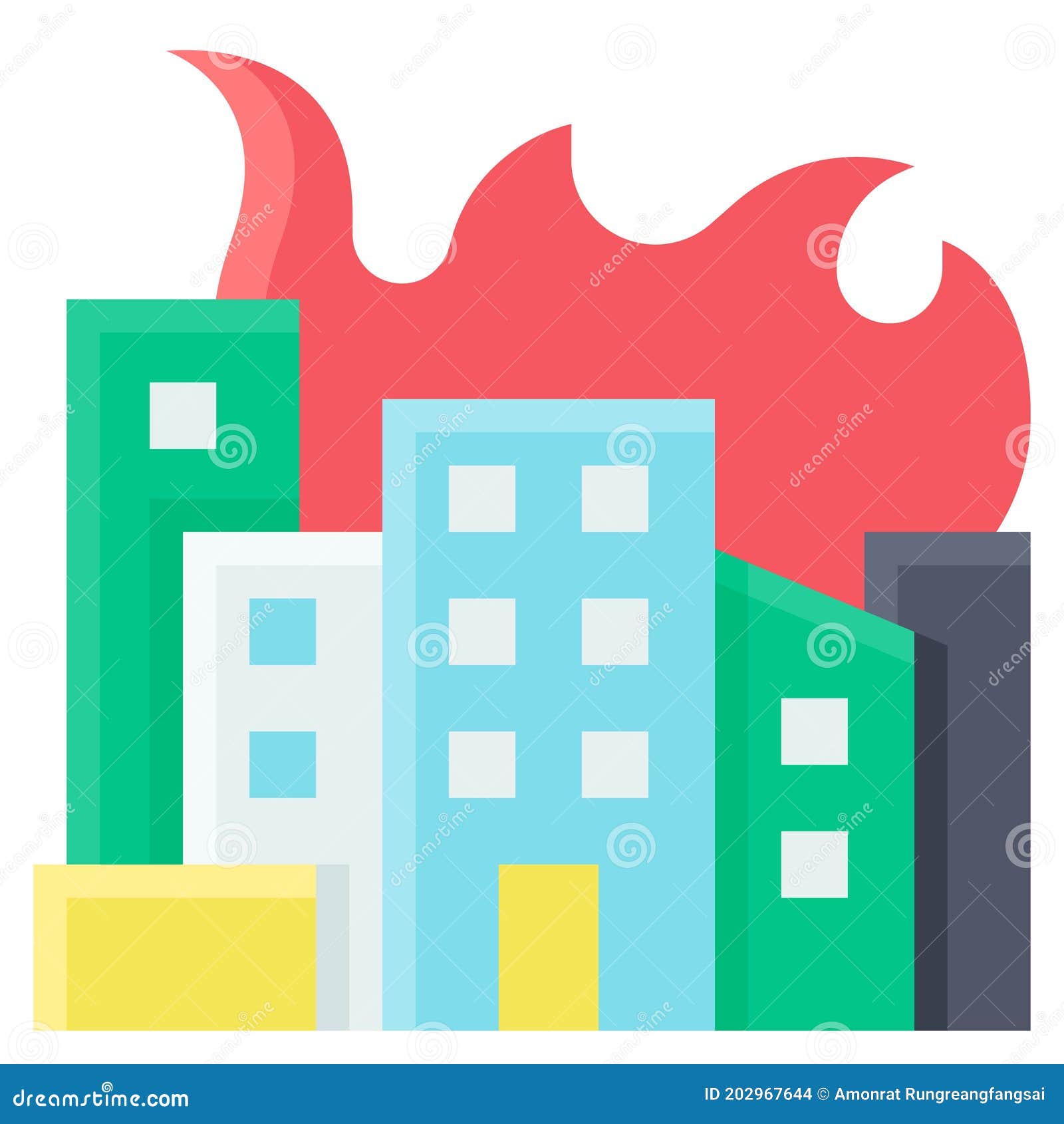 Arson Icon, Protest Related Vector Stock Vector - Illustration of fire ...