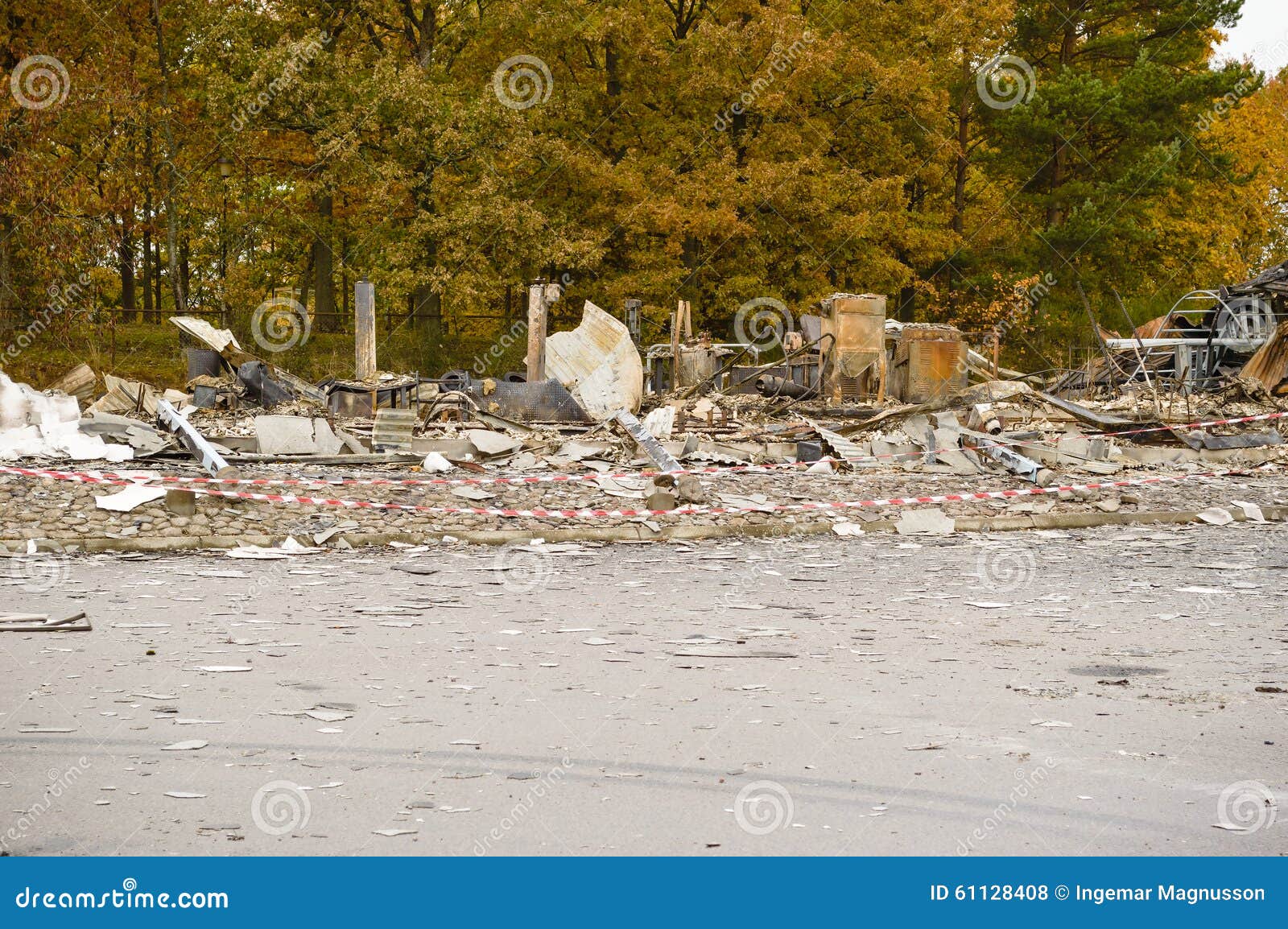 Arson stock photo. Image of metal, blaze, arson, industry - 61128408