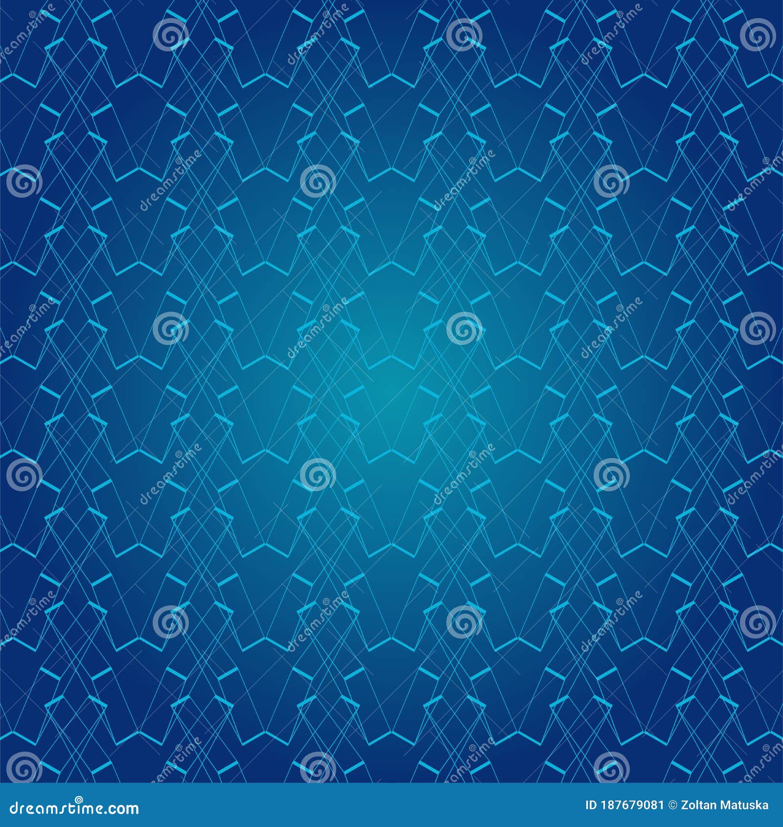 Art Abstract Blue Color Geometric Pattern, Triangle Shape Repeating ...