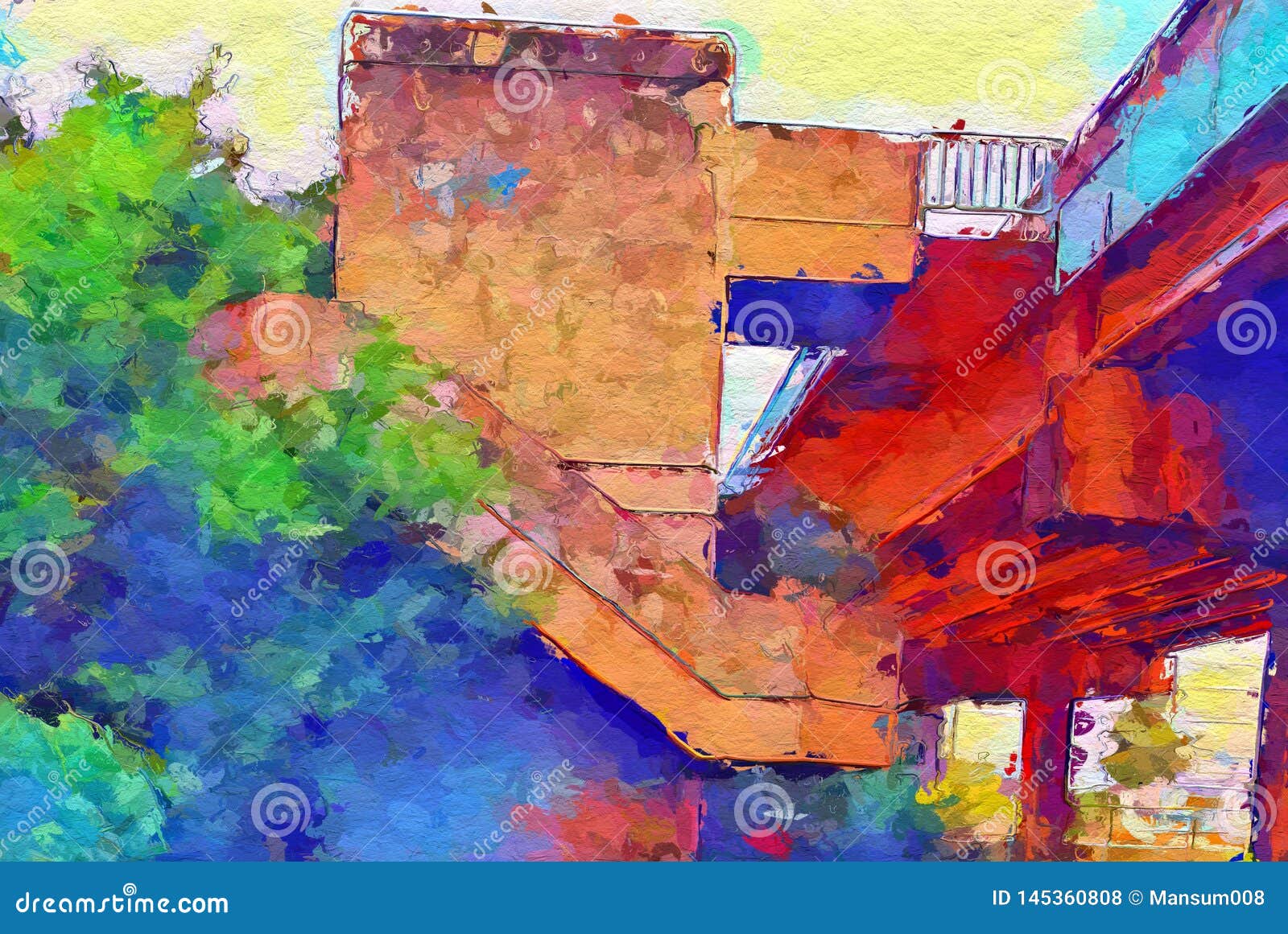Abstract Color Pattern Background Stock Illustration - Illustration of ...