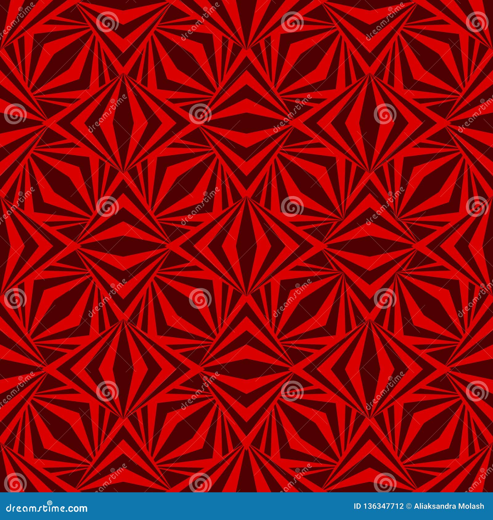 Art Abstract Geometric Dark Red Romb Pattern Stock Vector ...