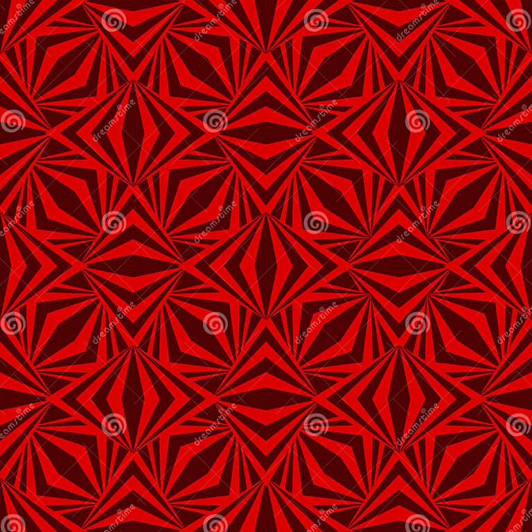 Art Abstract Geometric Dark Red Romb Pattern Stock Vector ...
