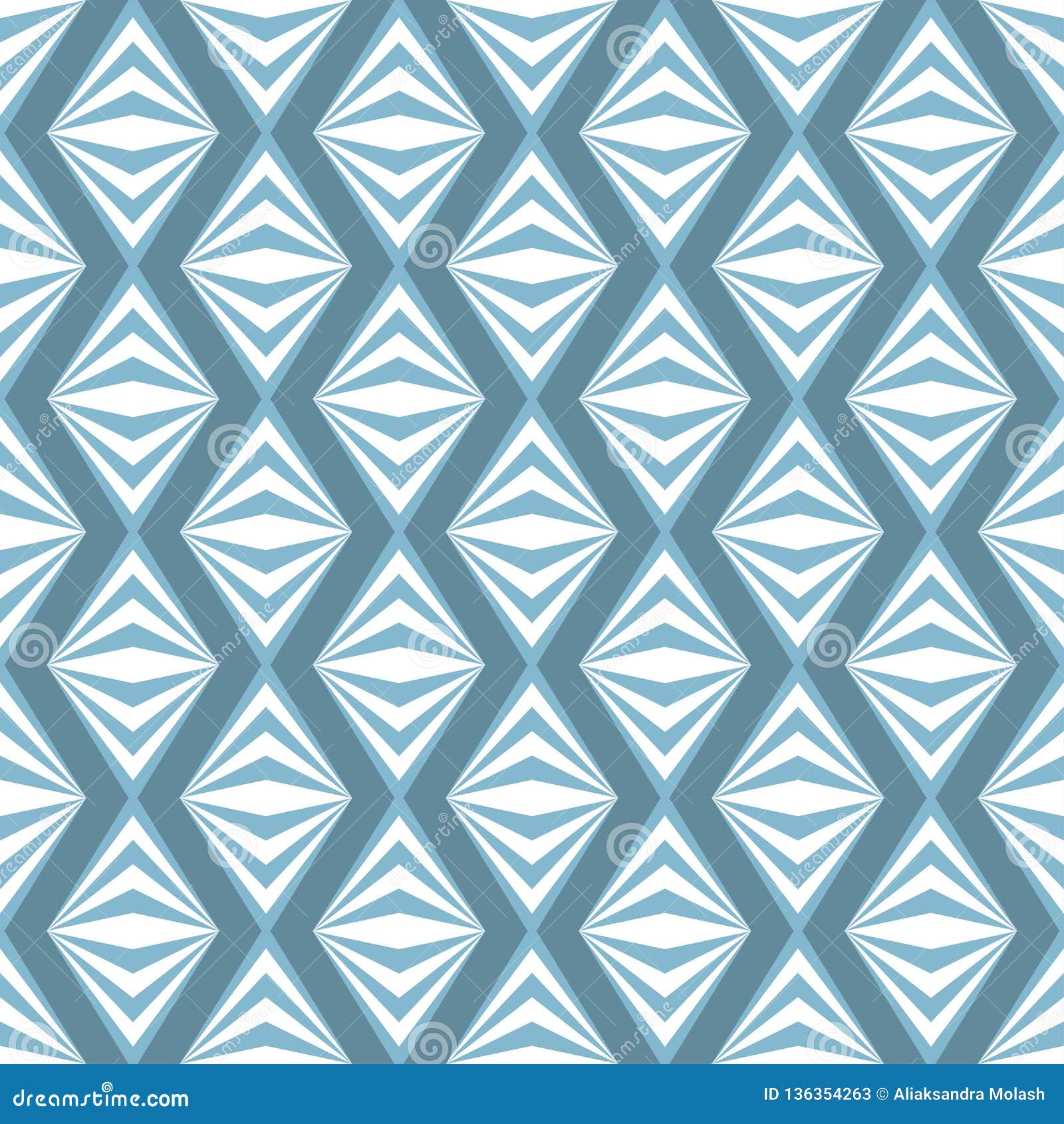 Art Abstract Geometric Light White Blue Pattern Stock Vector ...