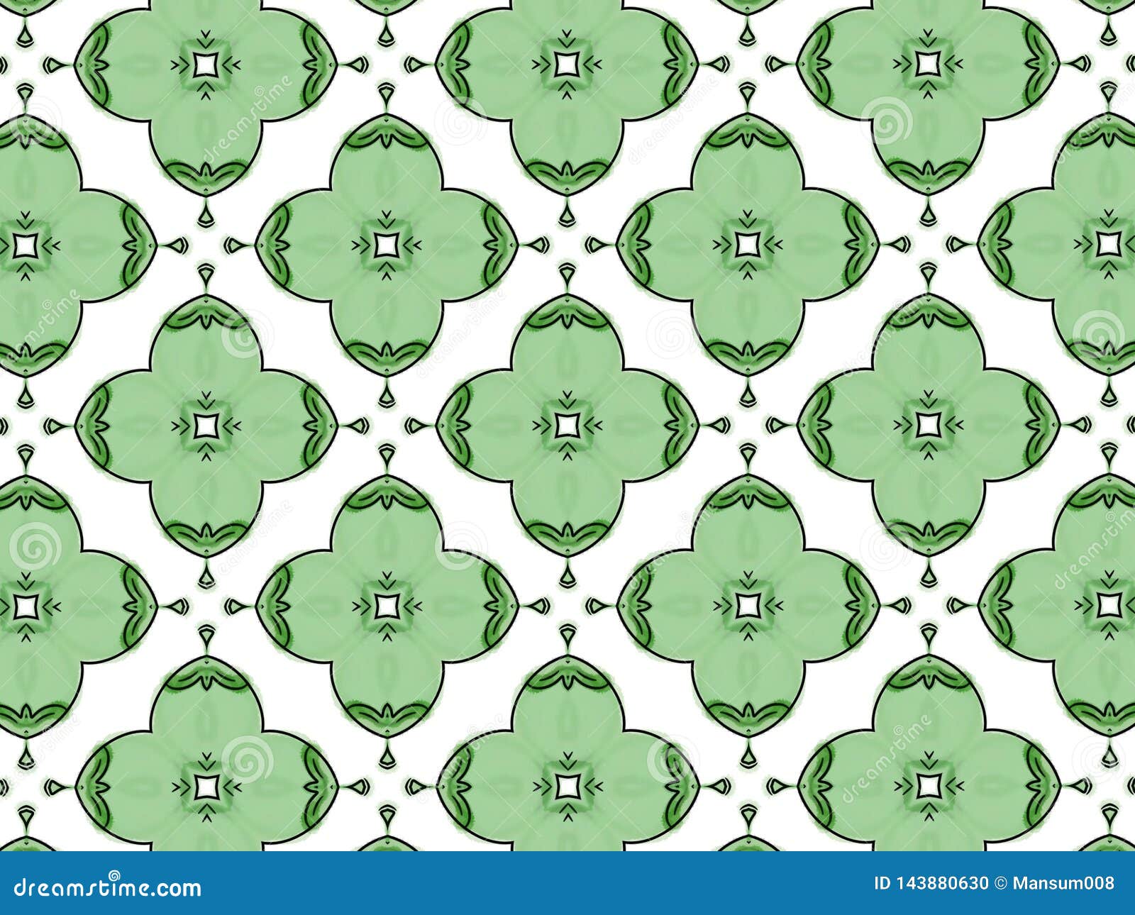 Abstract Green Color Pattern Background Stock Illustration ...