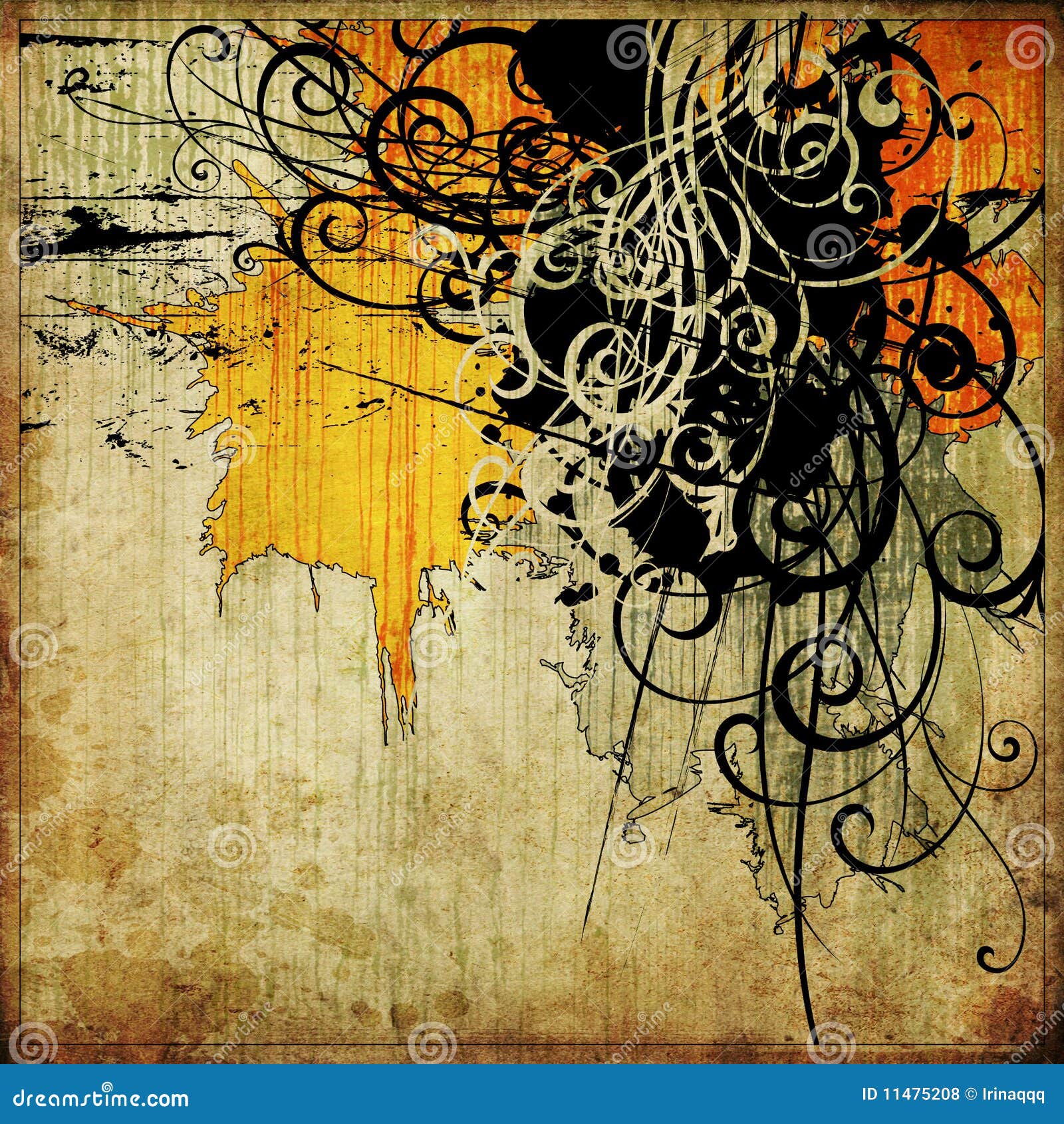 Art Abstract Grunge Graphic Background Stock Illustration ...