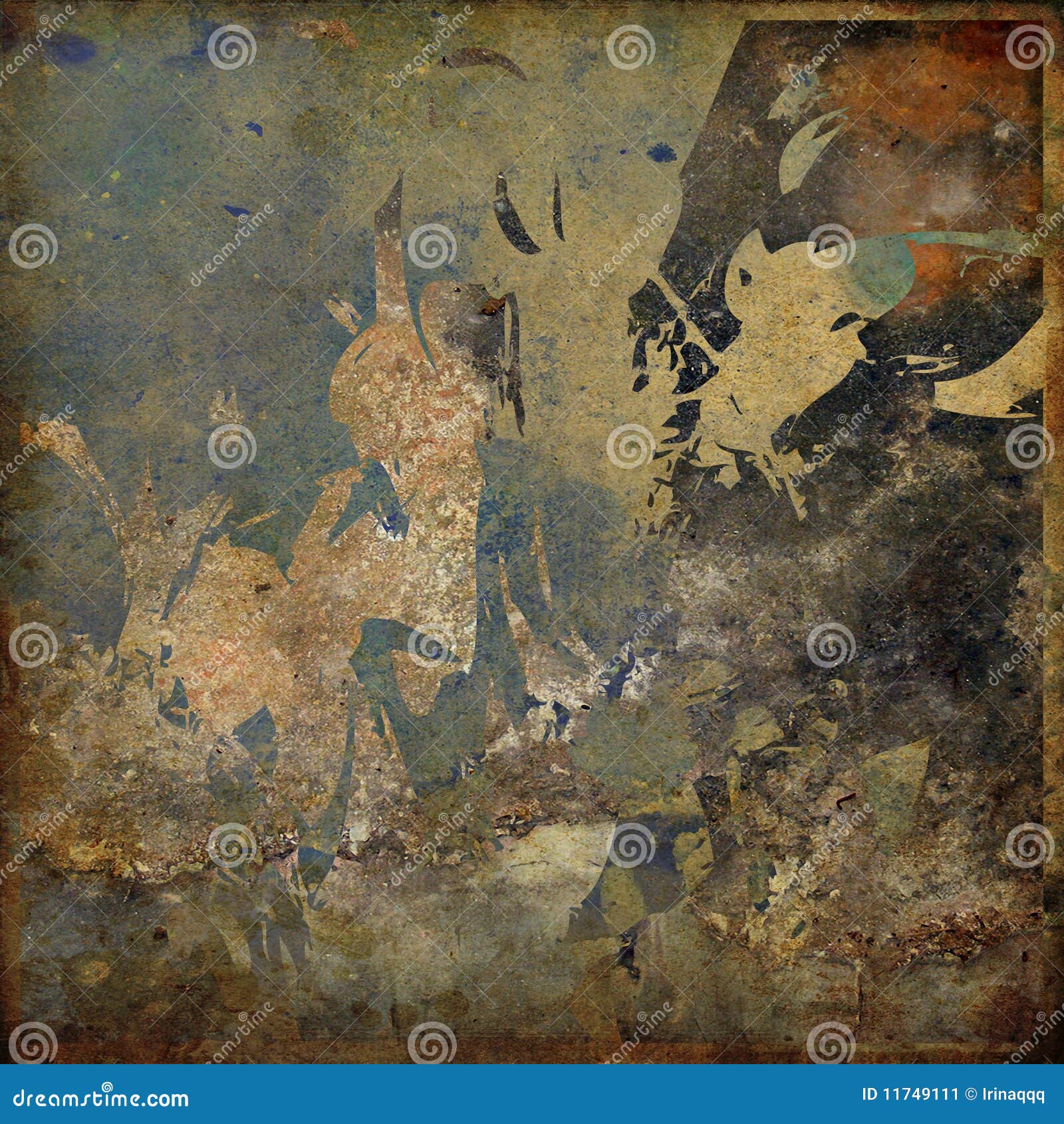 Art Abstract Grunge Graphic Background Stock Illustration ...