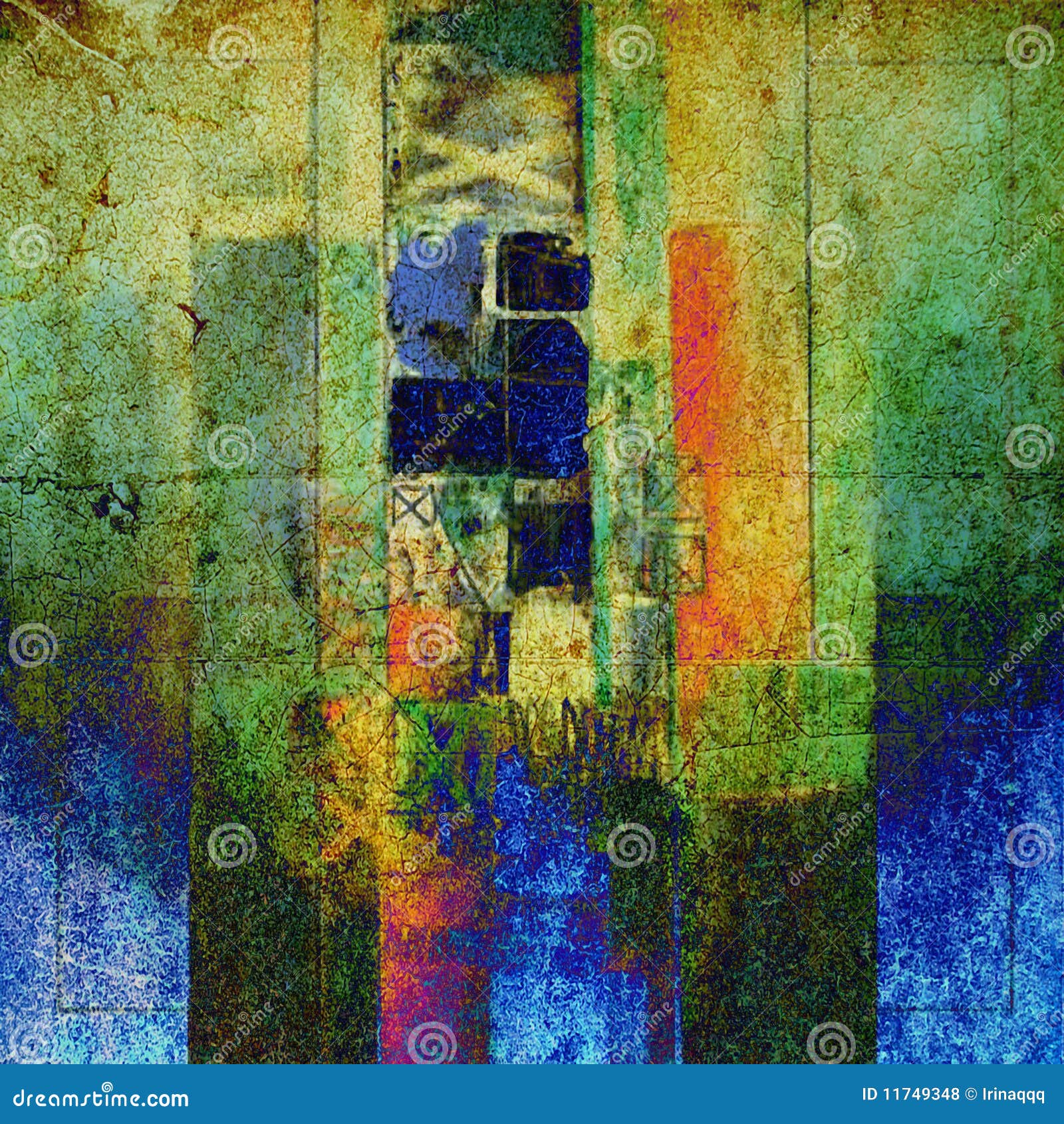 Grunge Graphic Elements Collection. Vector Set With Wreaths, Frames ...